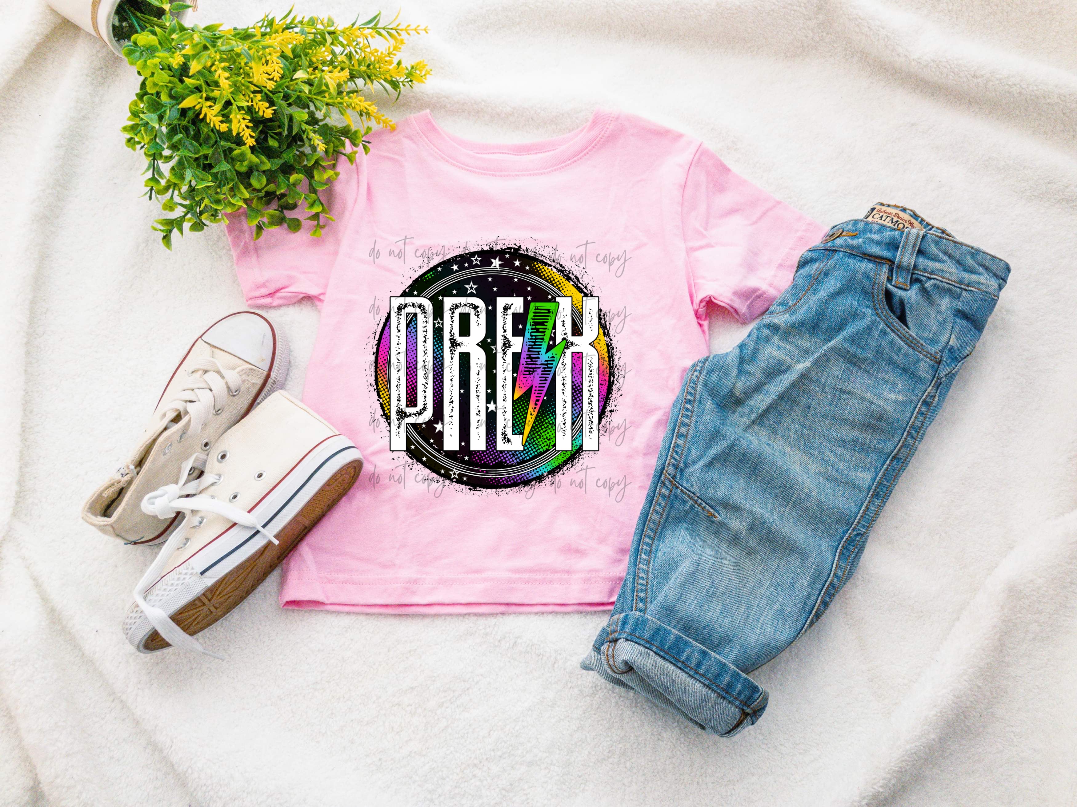 Grades Rainbow Lightning Grunge TRANSFER – Sassy Sublimation & Screen ...