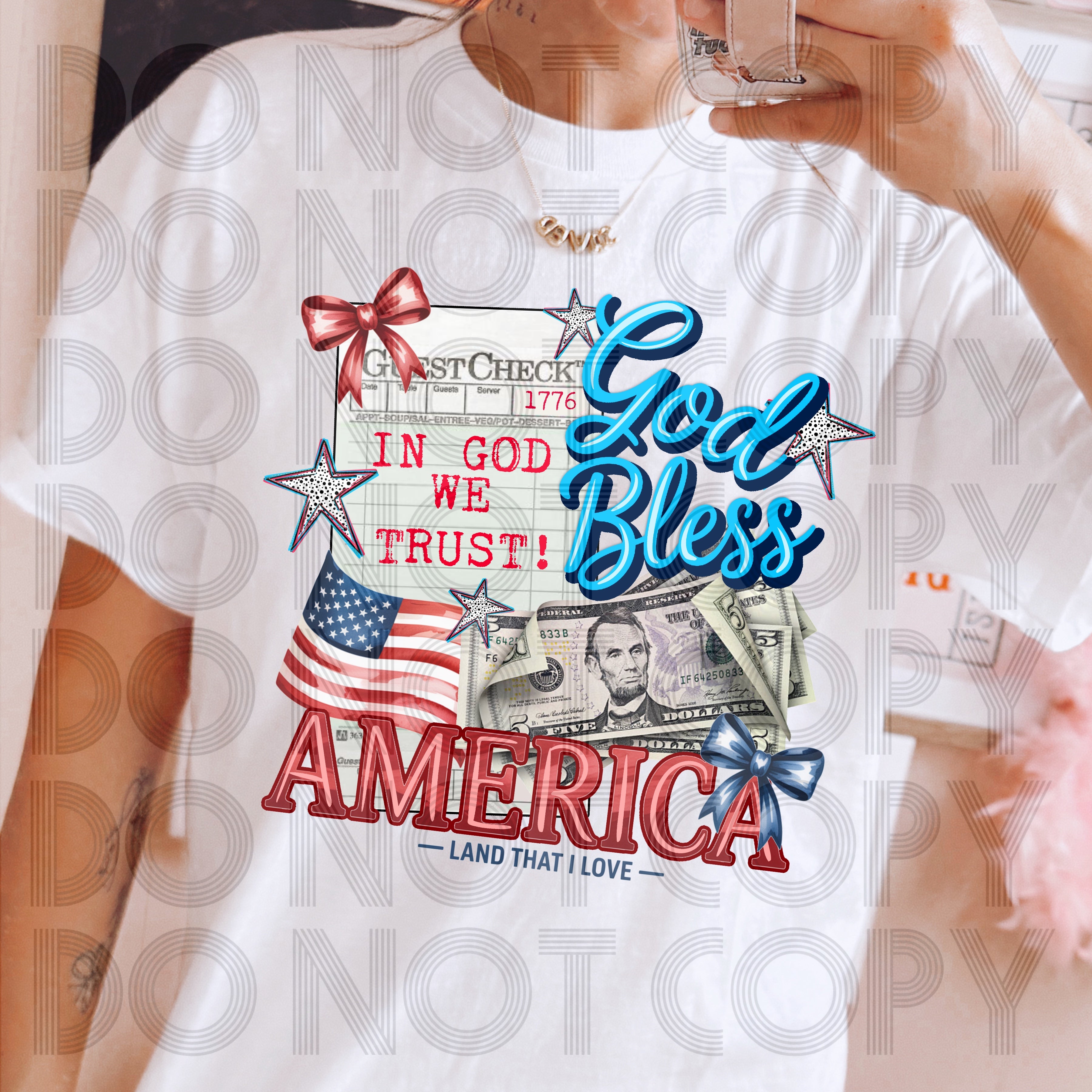 God Bless America TRANSFER RHD MAY 25 POP WITH FAITH RHD X VLD – Sassy Sublimation & Screen Prints