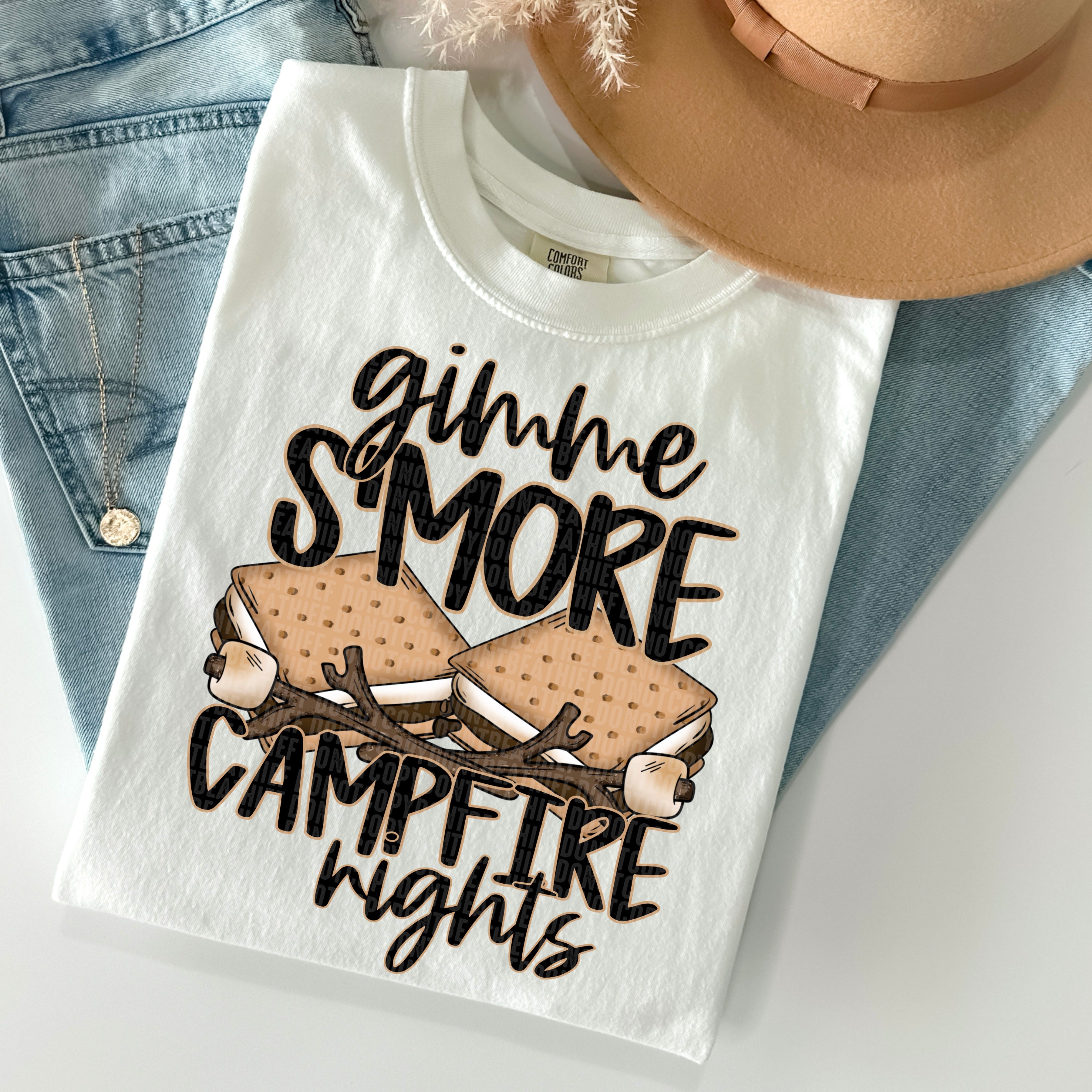 Gimme Smore Campfire Nights TRANSFER – Sassy Sublimation & Screen Prints