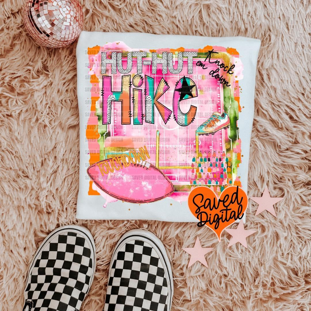 Hut Hut Hike Bright TRANSFER SAV – Sassy Sublimation & Screen Prints
