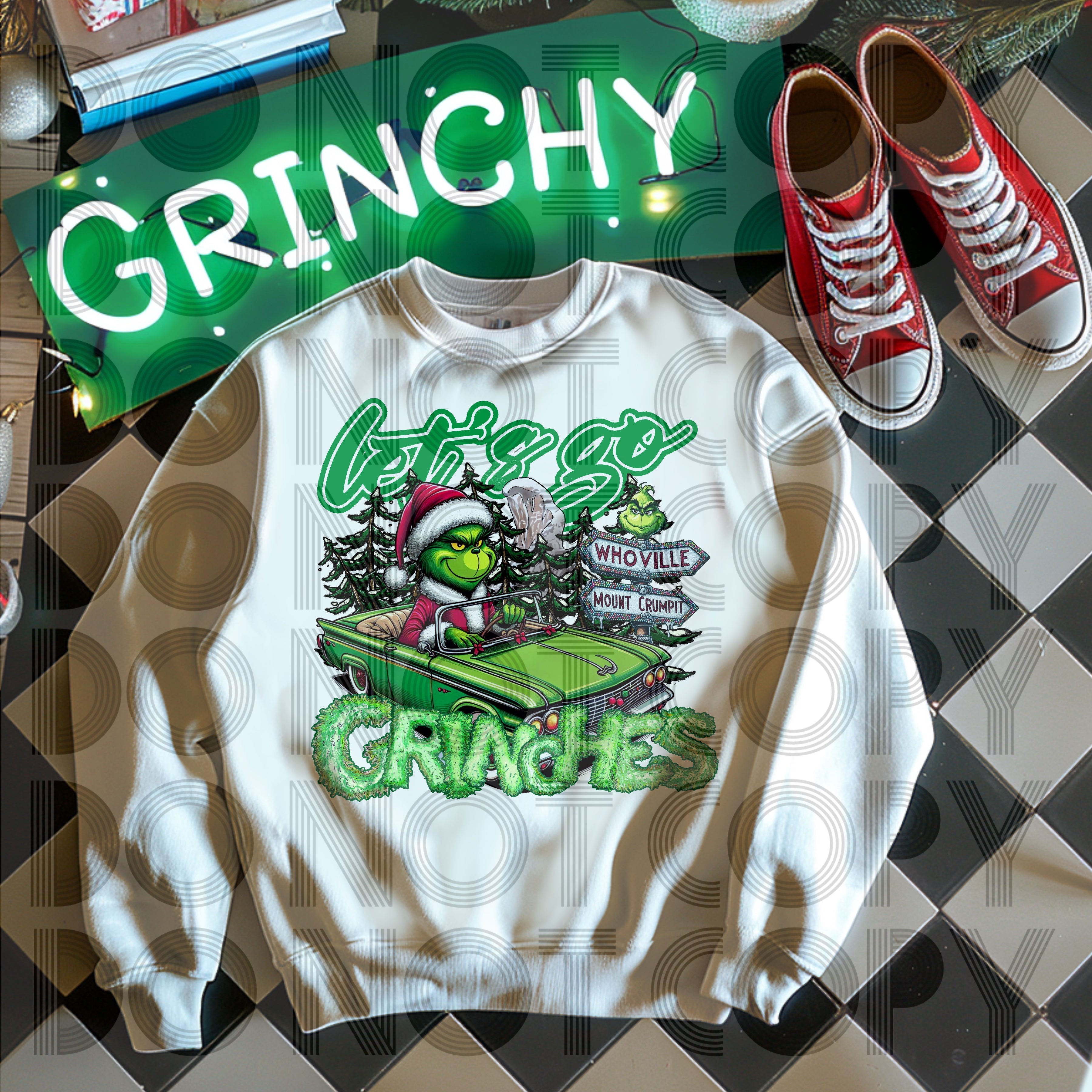 Let's Go Green Guys TRANSFER RHD – Sassy Sublimation & Screen Prints