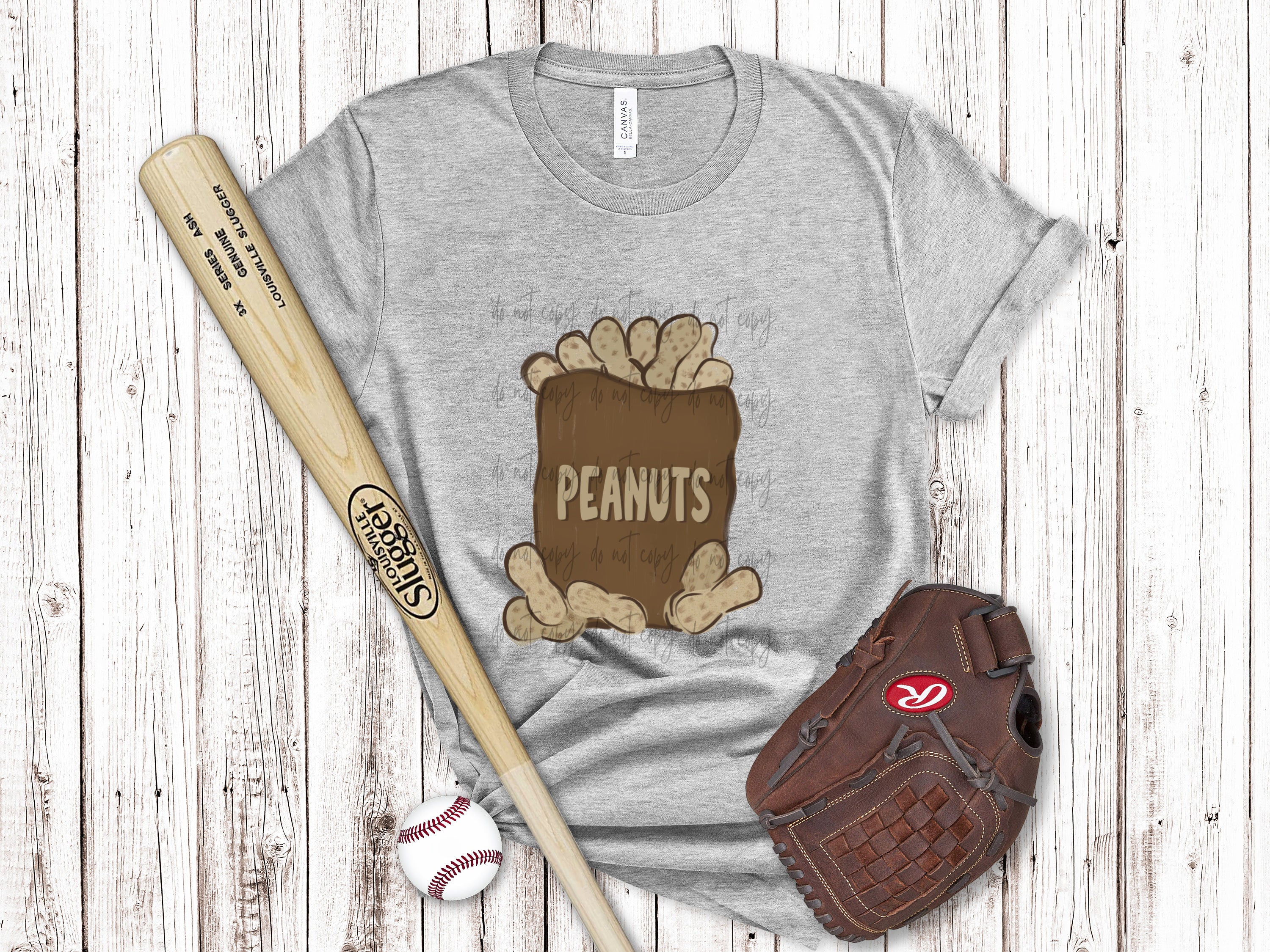 Ballpark Peanuts TRANSFER – Sassy Sublimation & Screen Prints