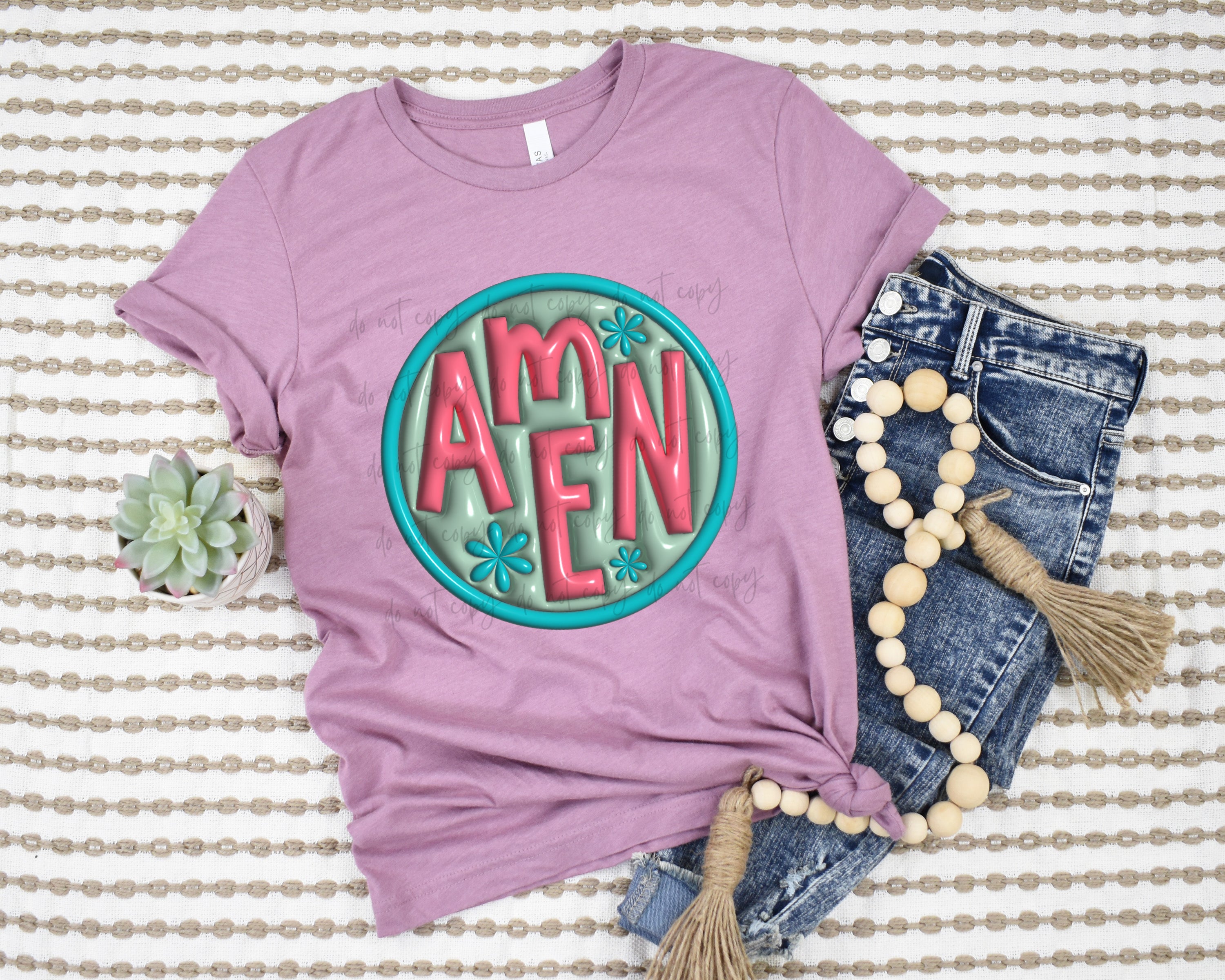 Amen 3D TRANSFER – Sassy Sublimation & Screen Prints