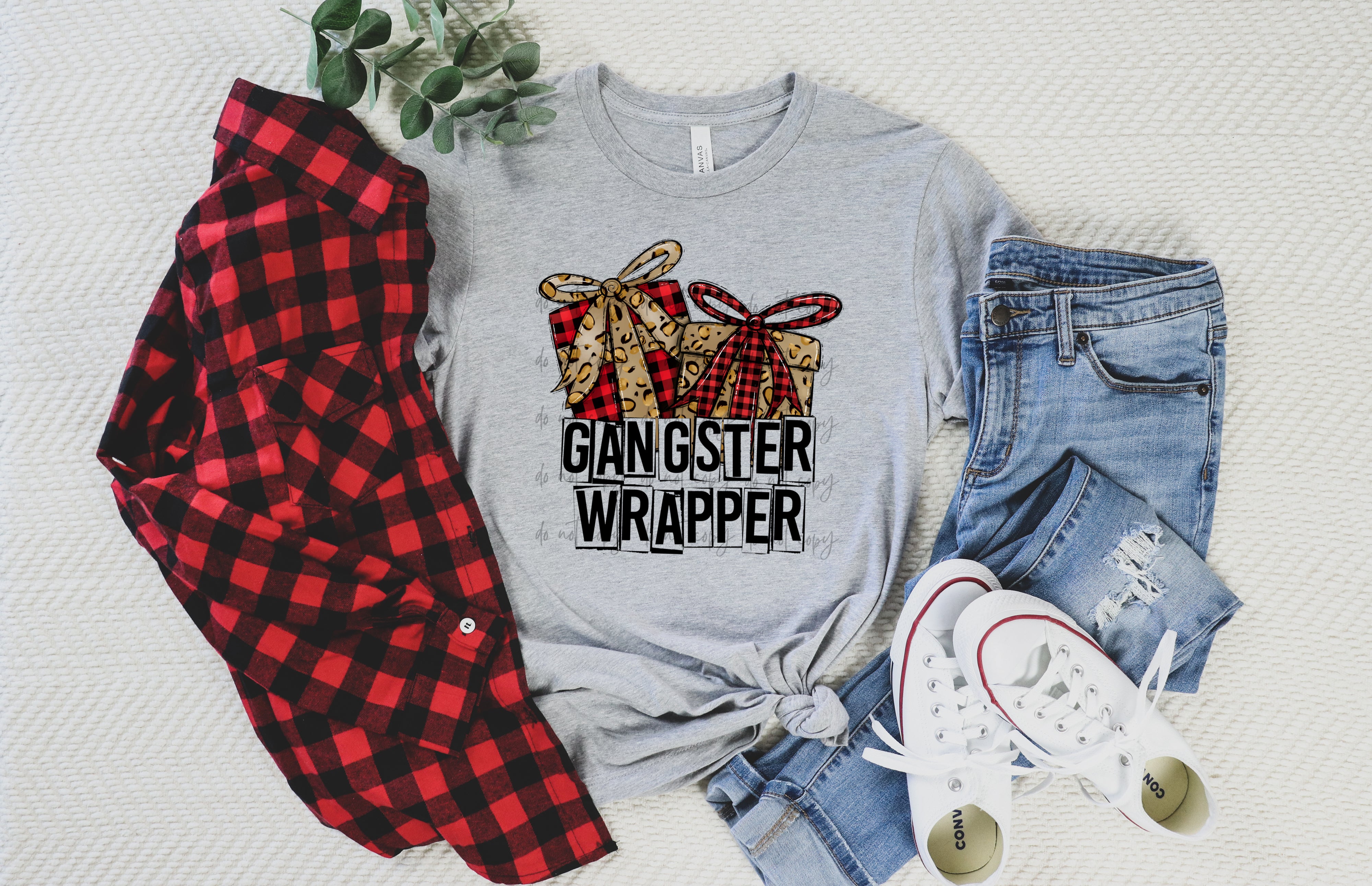 Gangster Wrapper TRANSFER – Sassy Sublimation & Screen Prints