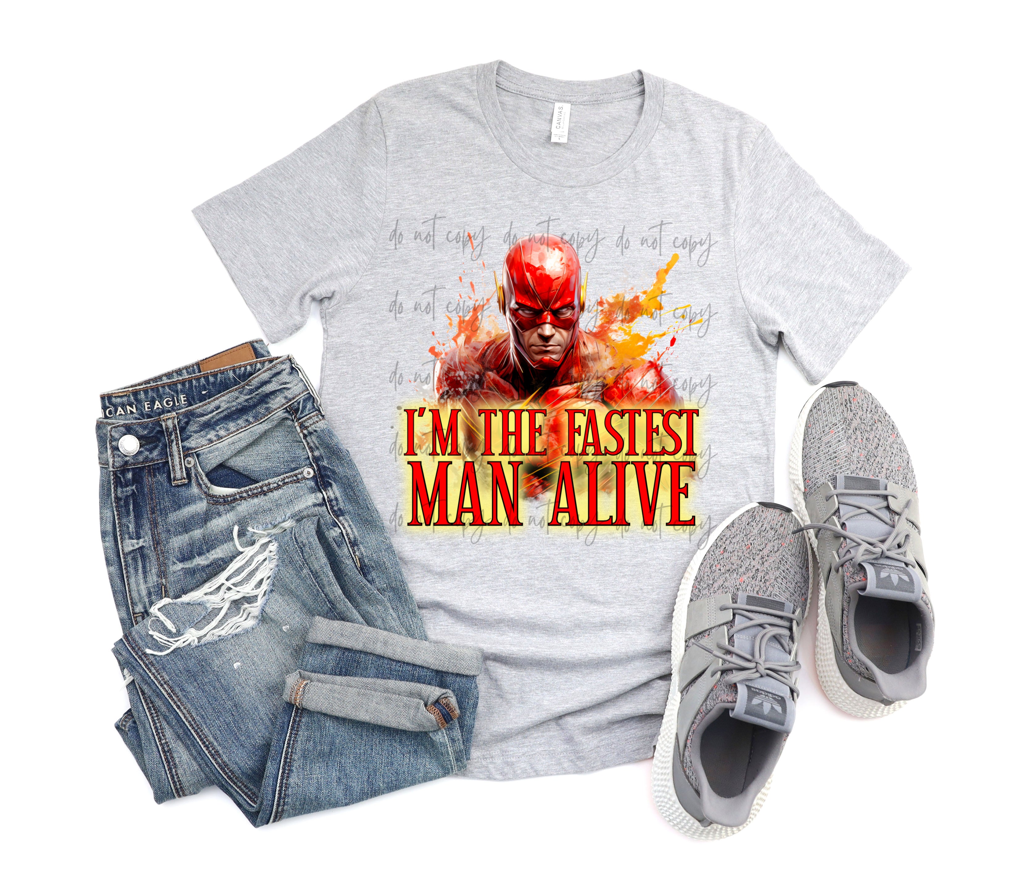 I’m The Fastest Man Alive TRANSFER – Sassy Sublimation & Screen Prints