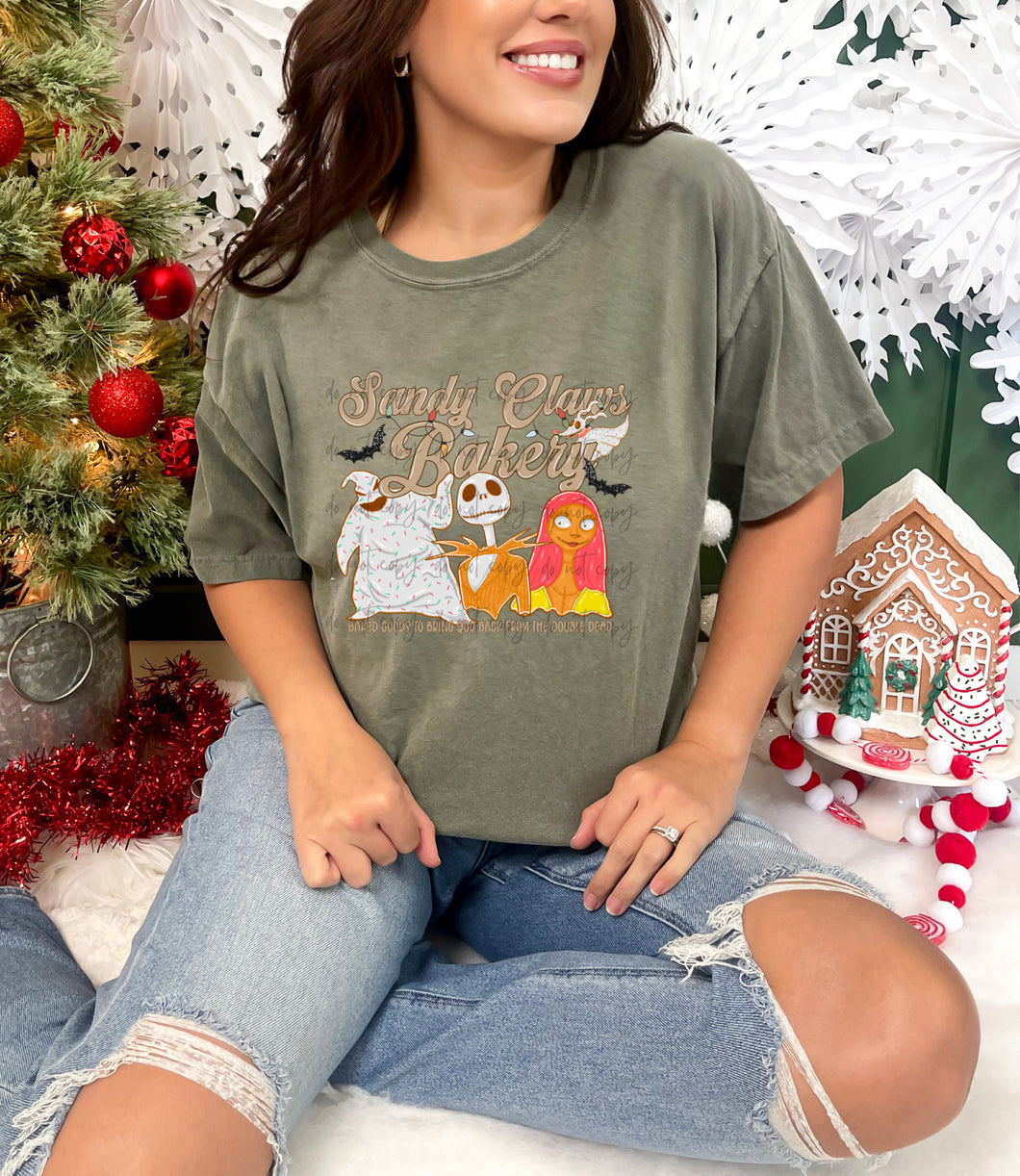 Sandy Claws Bakery TRANSFER – Sassy Sublimation & Screen Prints