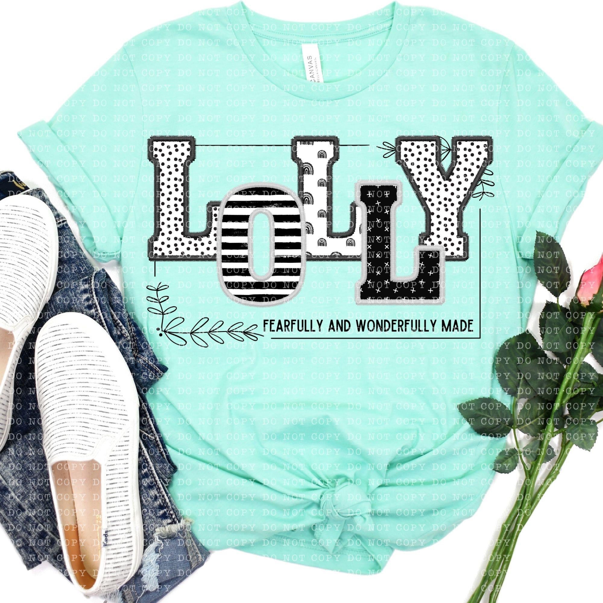 Fearfully And Wonderfully Made Lolly Black And White Mixed Prints TRAN ...