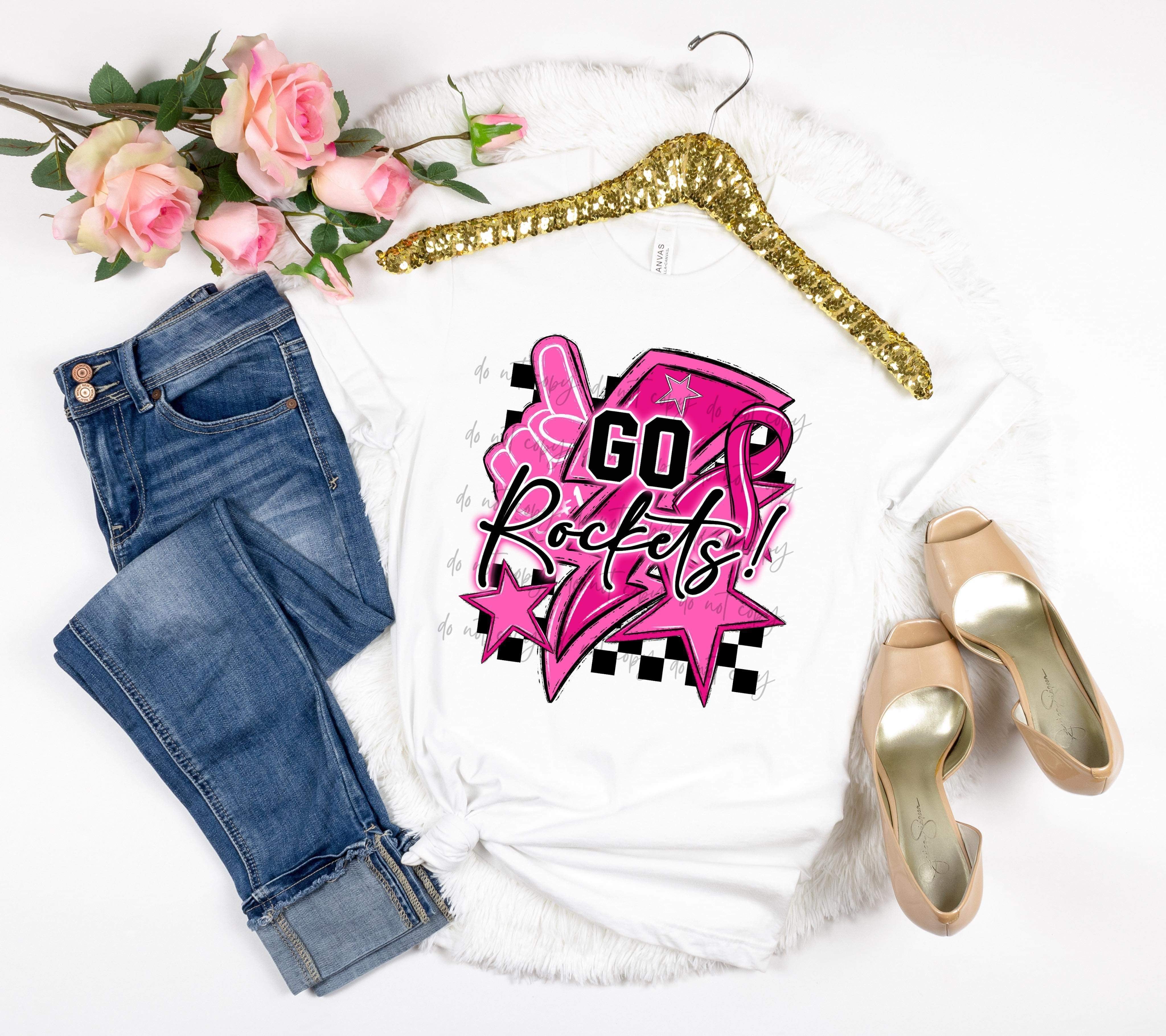 Rockets Football Breast Cancer Awareness TRANSFER – Sassy Sublimation ...