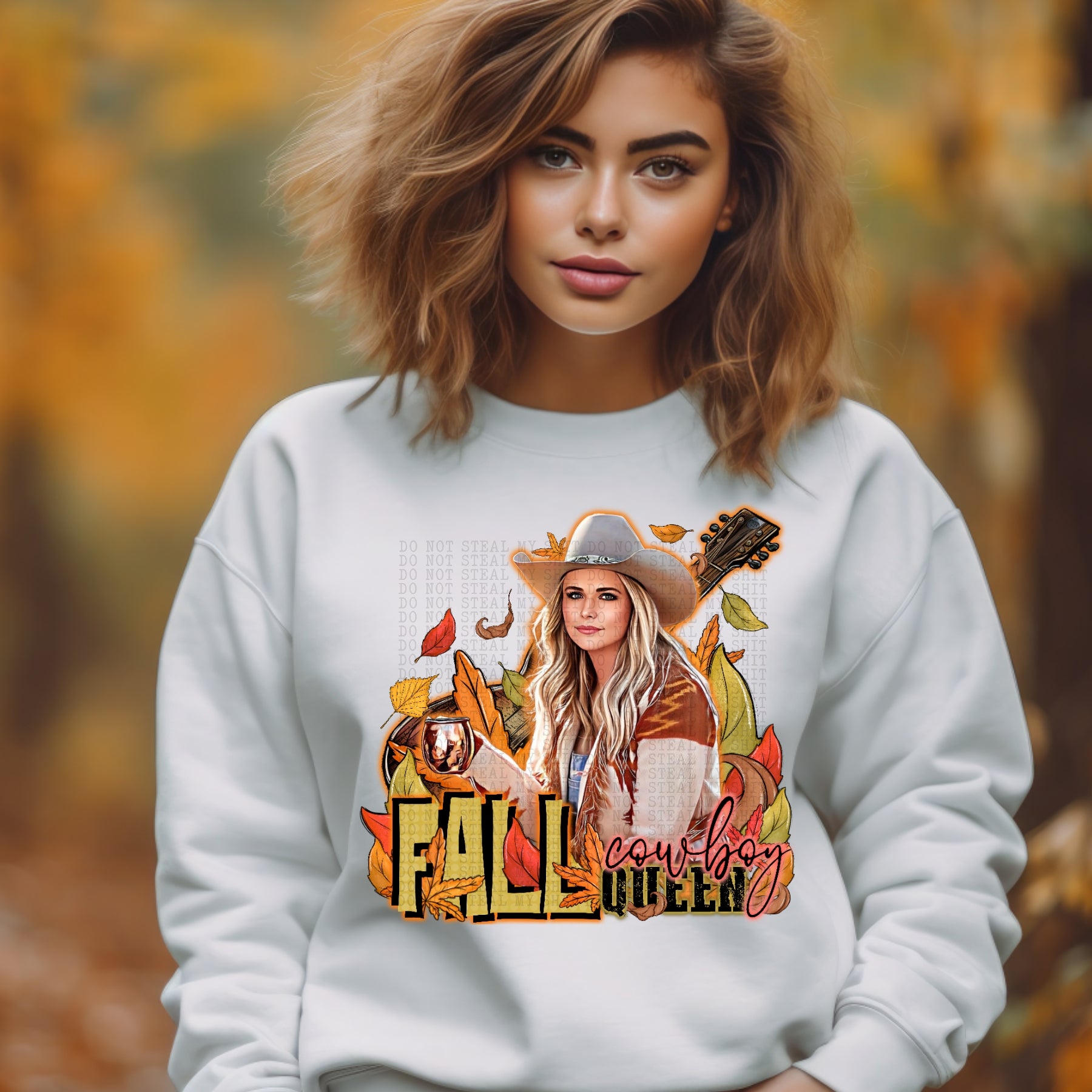 Fall Cowboy Queen TRANSFER – Sassy Sublimation & Screen Prints