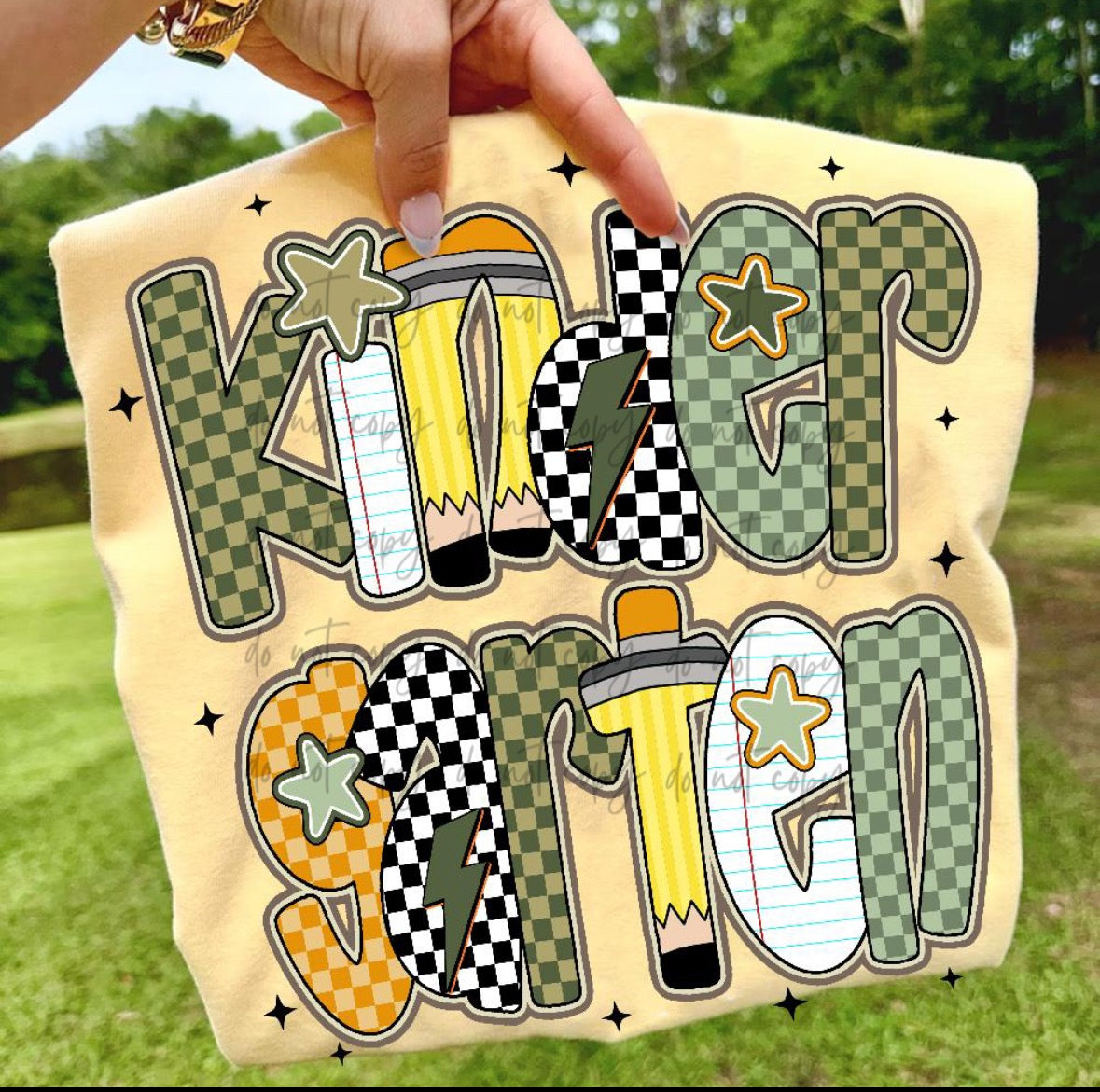 Camo Pencil Checker School Grades DROPDOWN TRANSFER – Sassy Sublimation ...