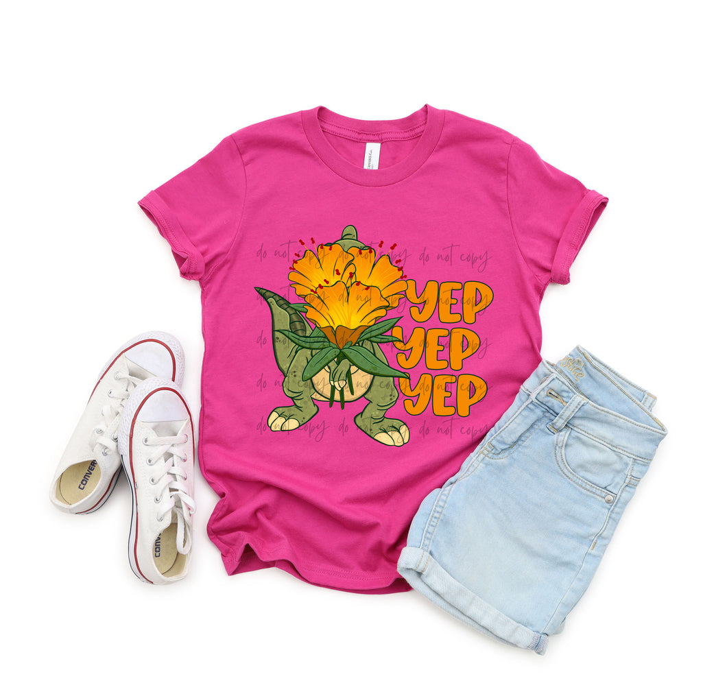 Yep, Yep, Yep Dinosaur TRANSFER – Sassy Sublimation & Screen Prints