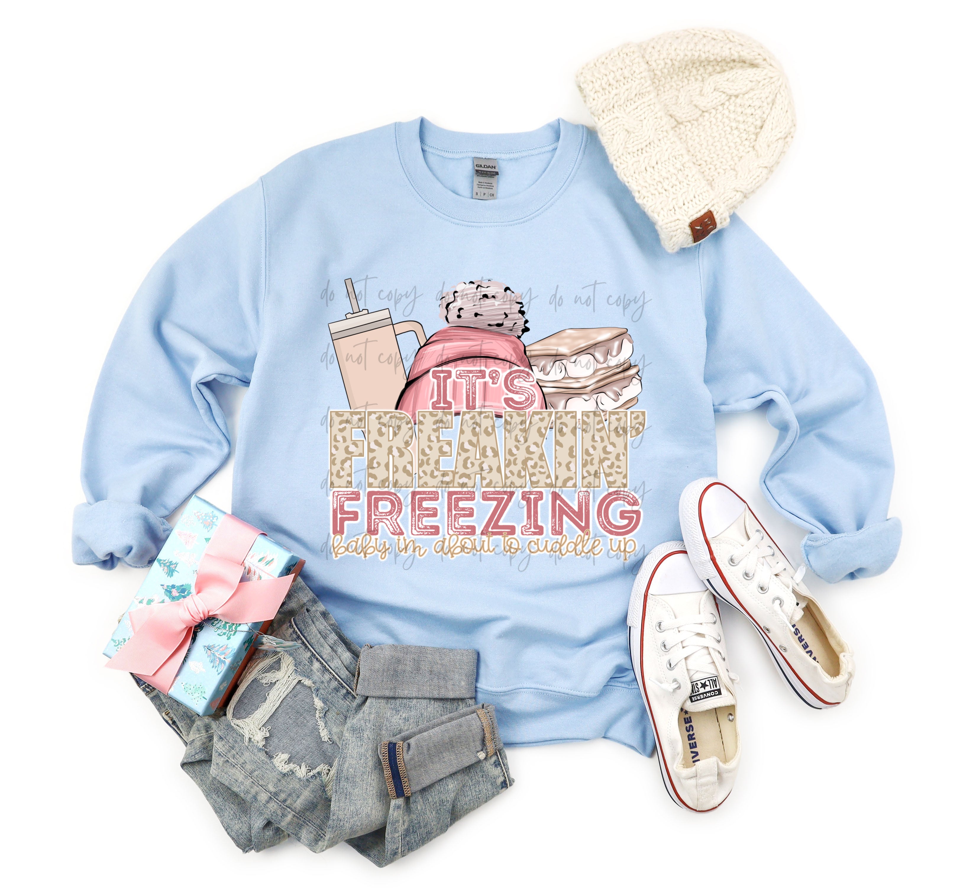 It’s Freakin’ Freezing Baby I’m About To Cuddle Up TRANSFER – Sassy ...