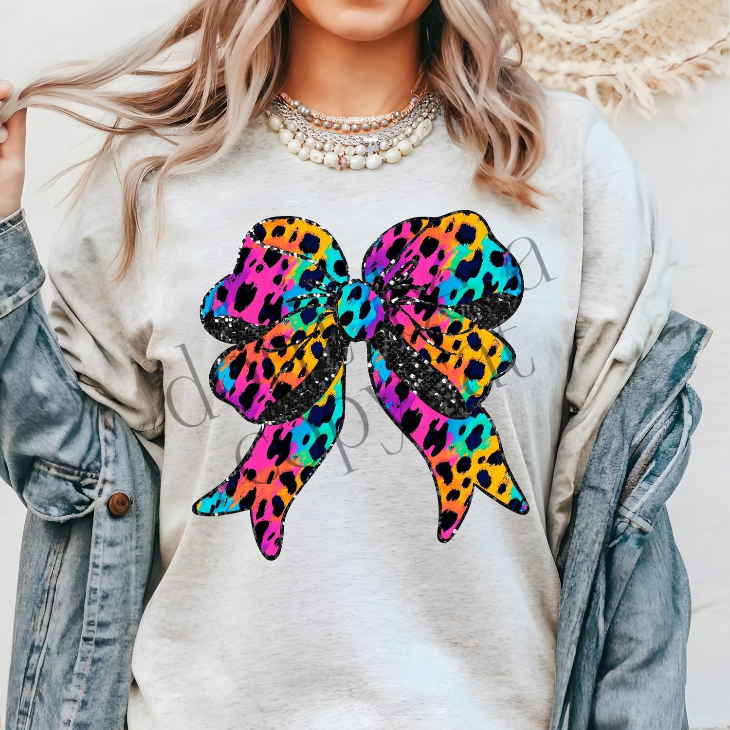 Td Leopard Bow TRANSFER PPD – Sassy Sublimation & Screen Prints