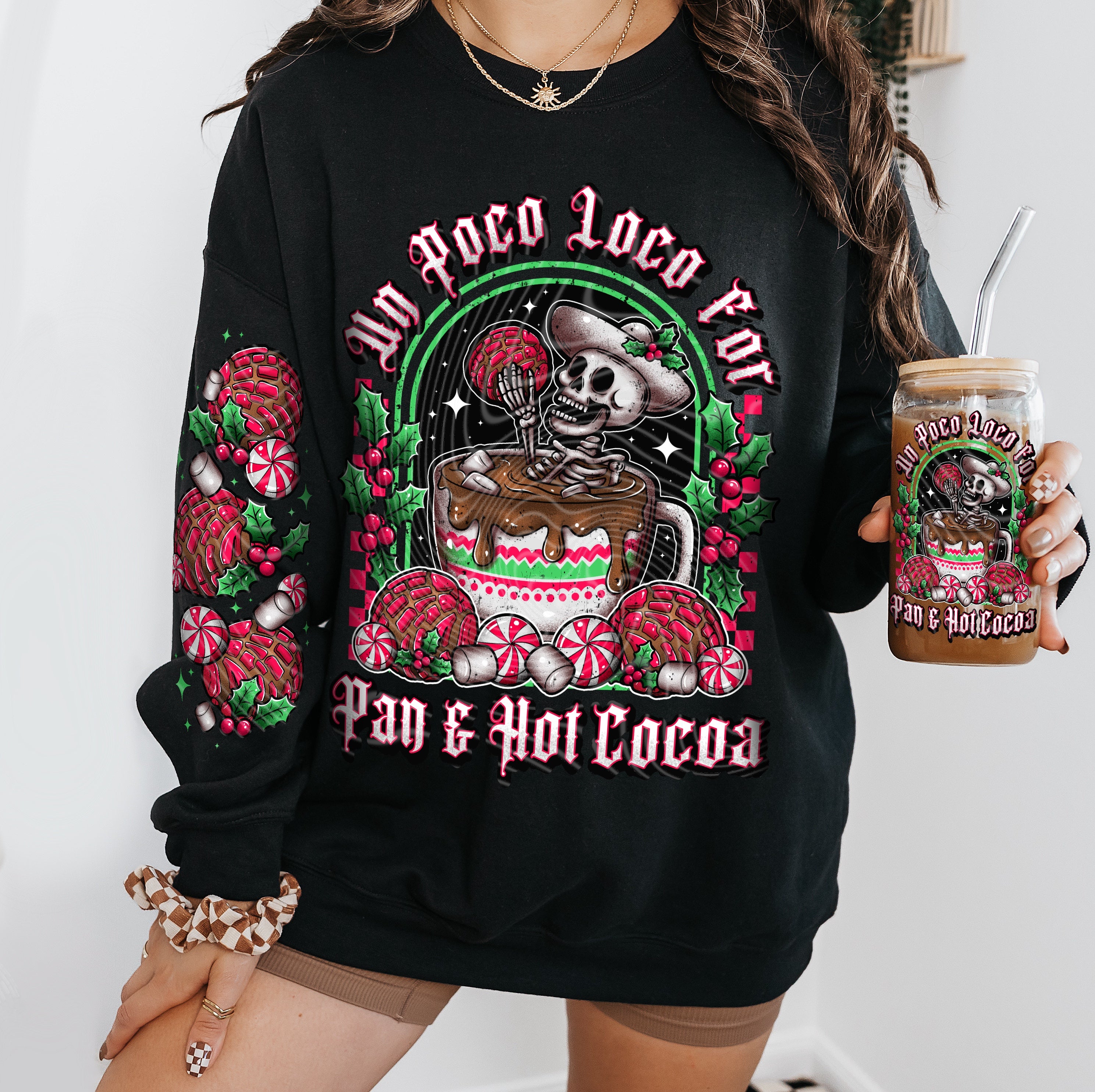 No Poco Loco Pan & Hot Cocoa With Sleeve TRANSFER – Sassy Sublimation ...
