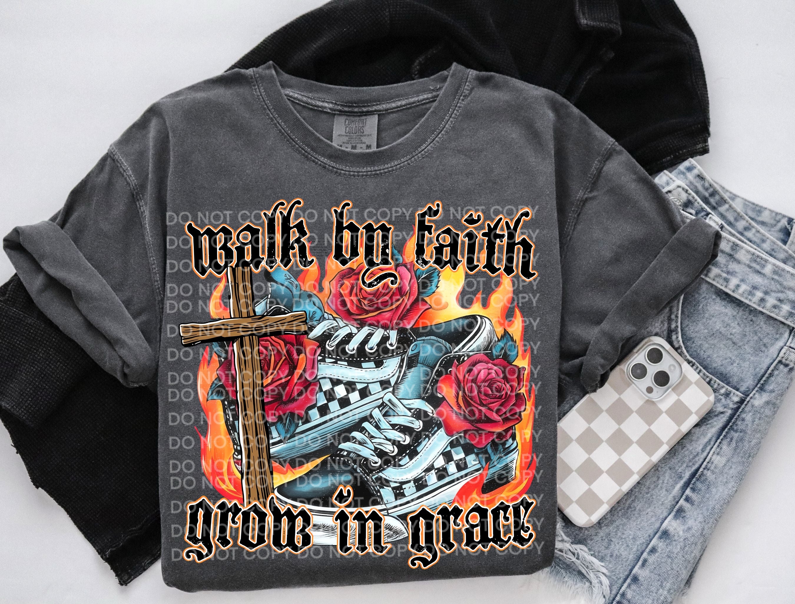 Walk By Faith Checkered Sneakers TRANSFER SCG FEB 25 FAITH COLLAB SCG ...