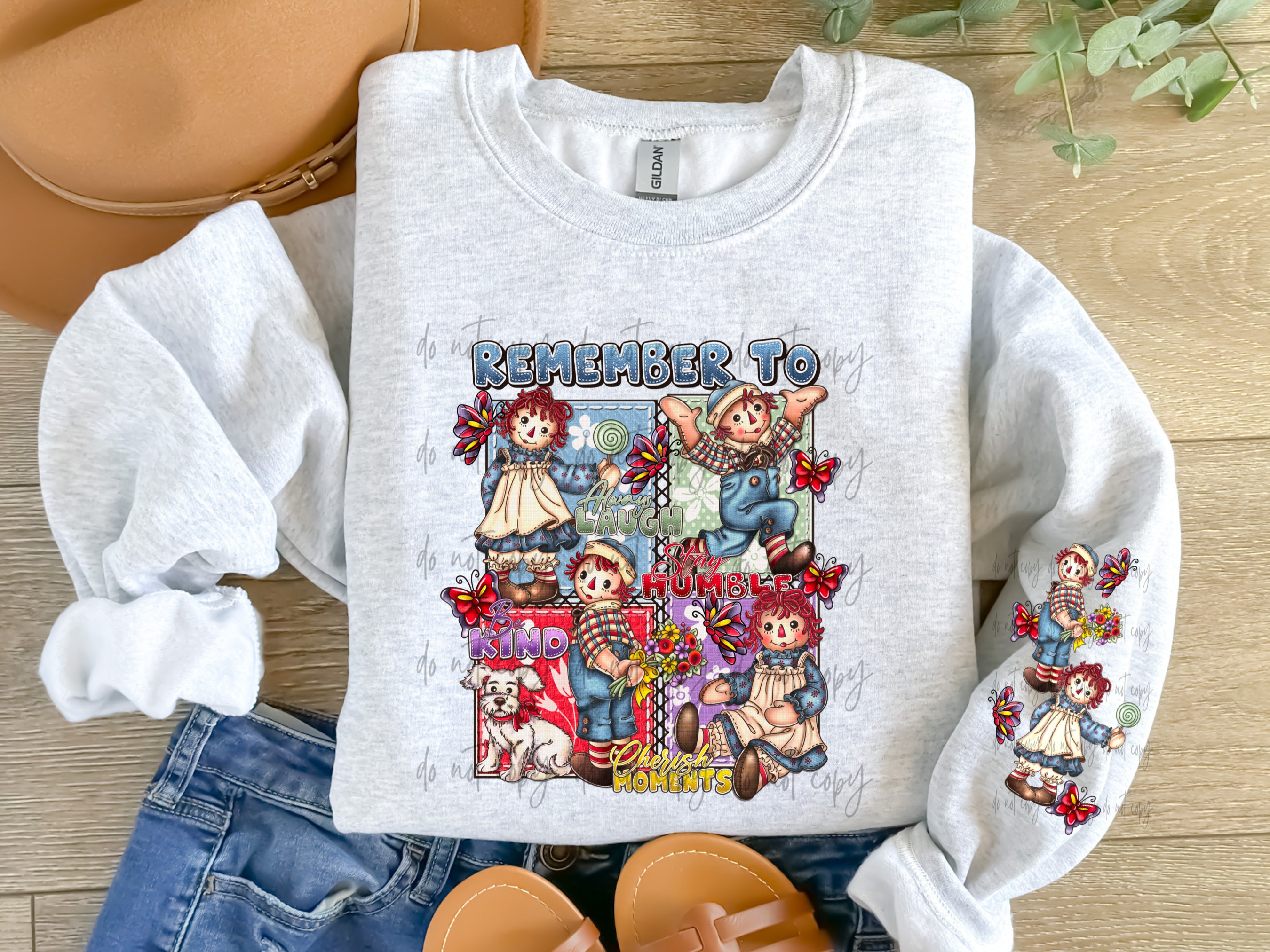 Remember To Rag_dey Ann With Sleeve TRANSFER – Sassy Sublimation ...