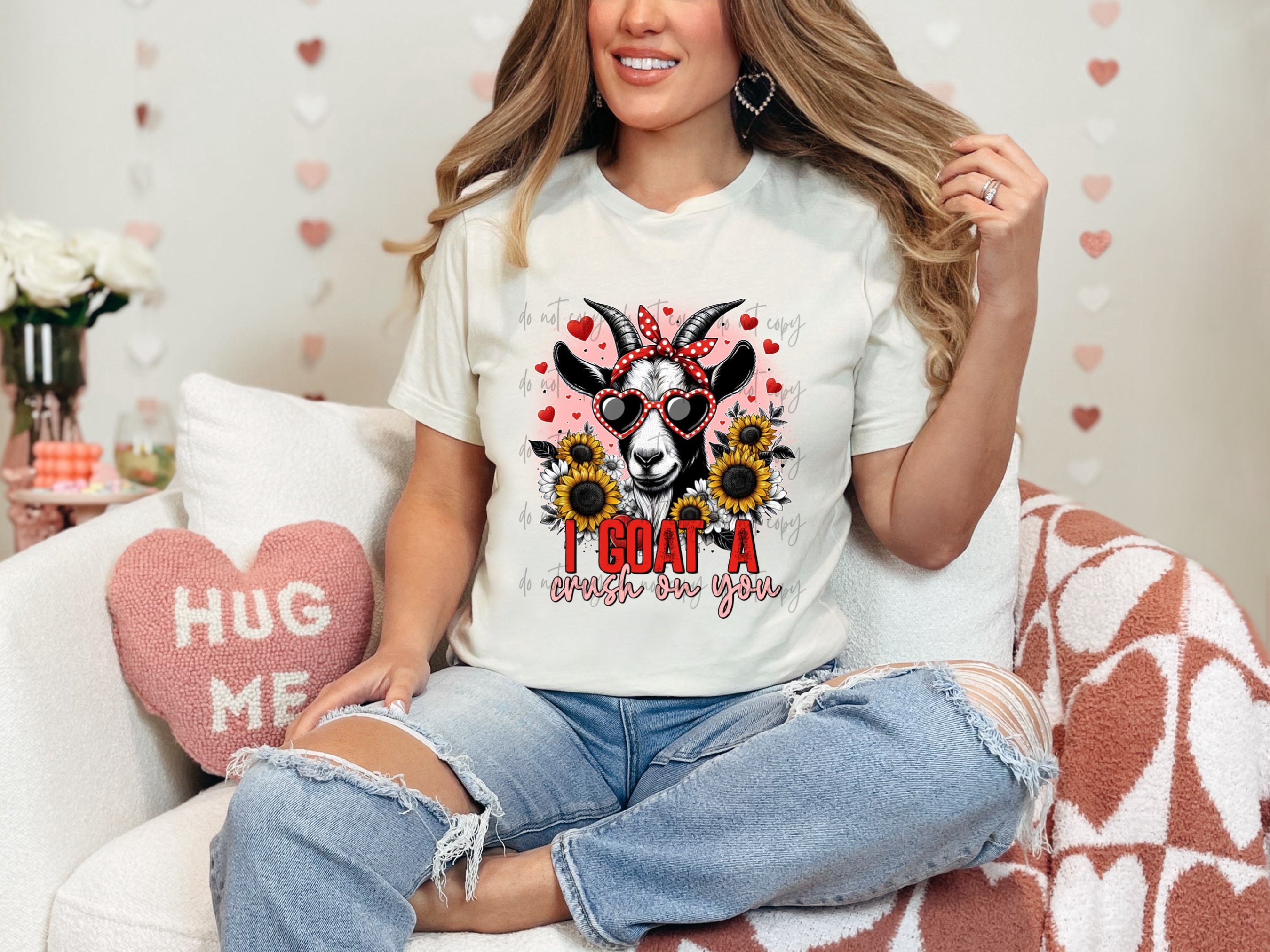 I Goat A Crush On You TRANSFER – Sassy Sublimation & Screen Prints