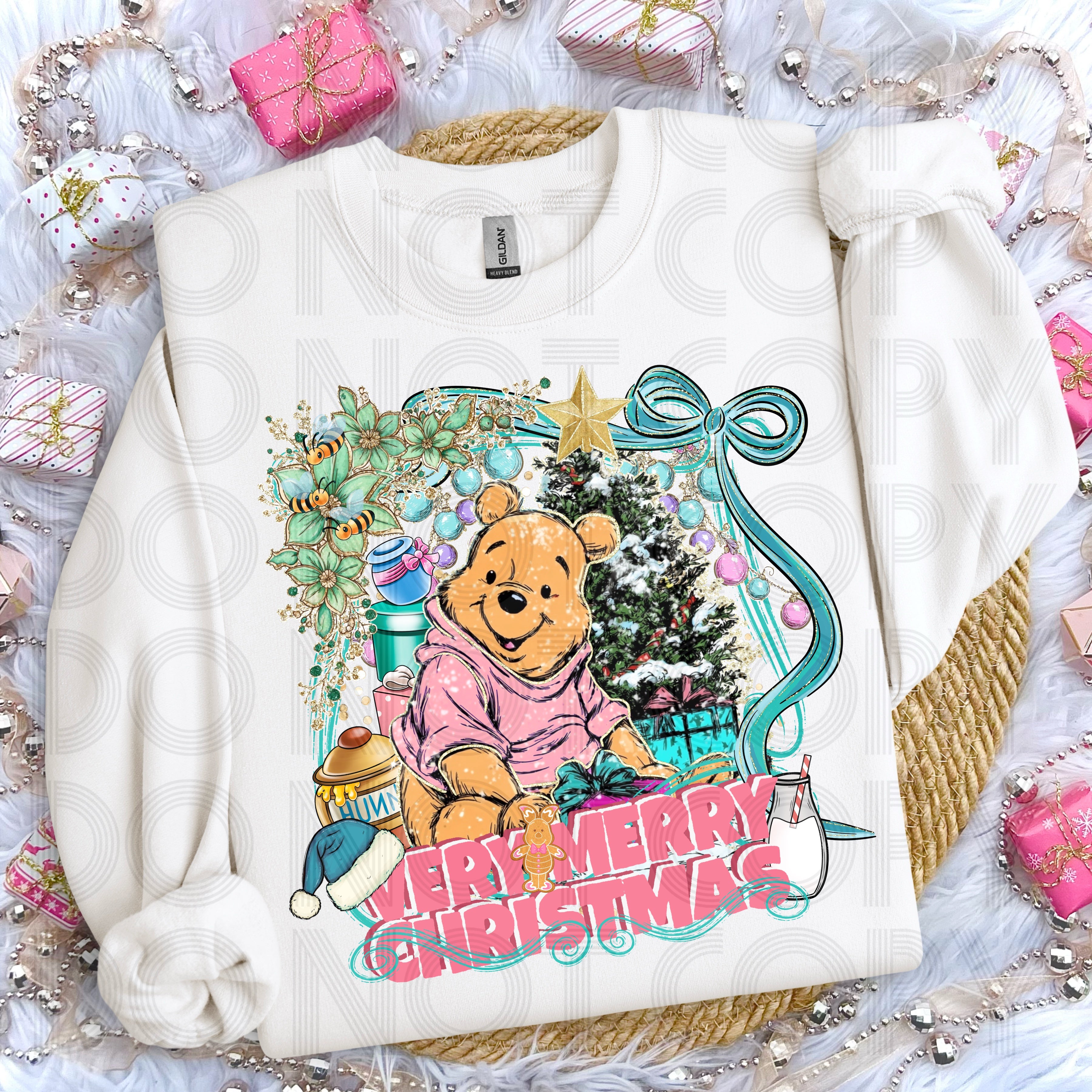 Very Merry Christmas Po_h TRANSFER RHD OCT 25 COQUETTE CHRISTMAS COLLA ...