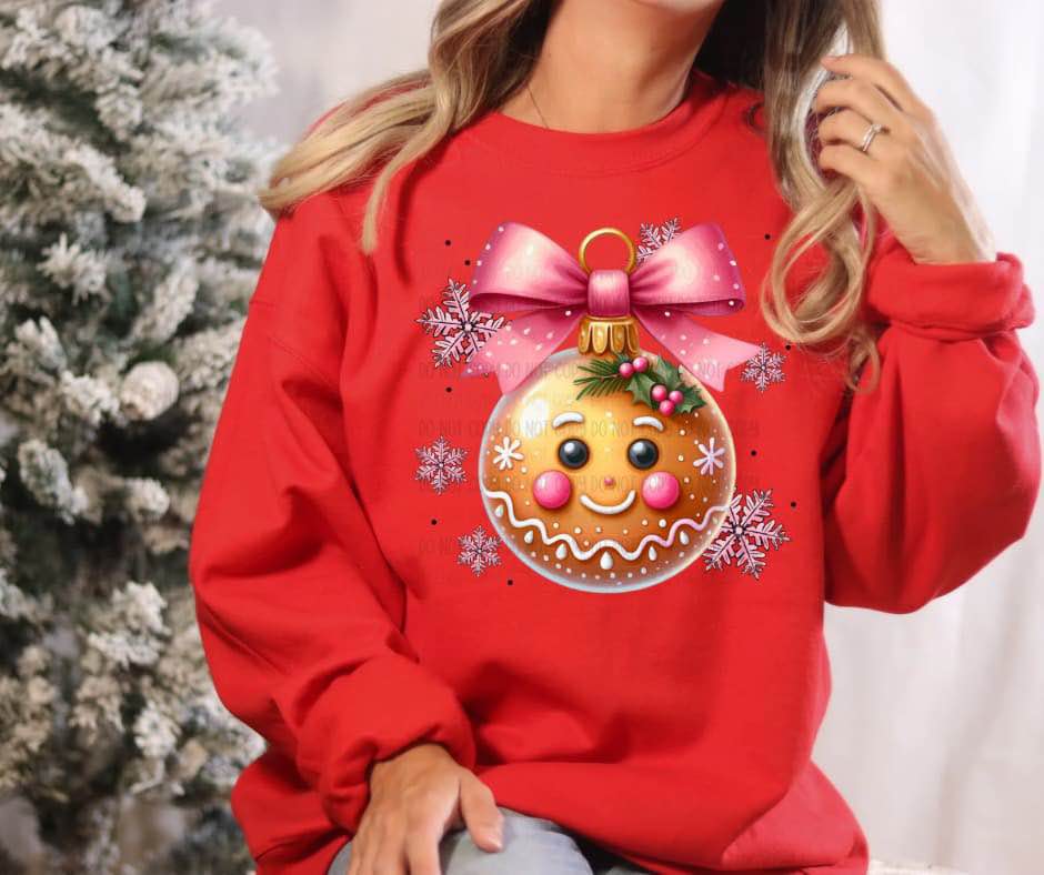 Gingerbread Ornament TRANSFER SCG – Sassy Sublimation & Screen Prints