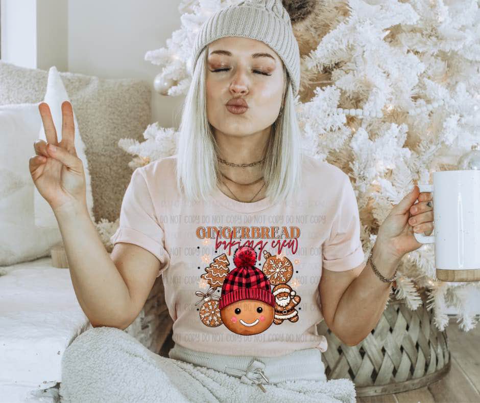 Gingerbread Baking Crew TRANSFER SCG – Sassy Sublimation & Screen Prints