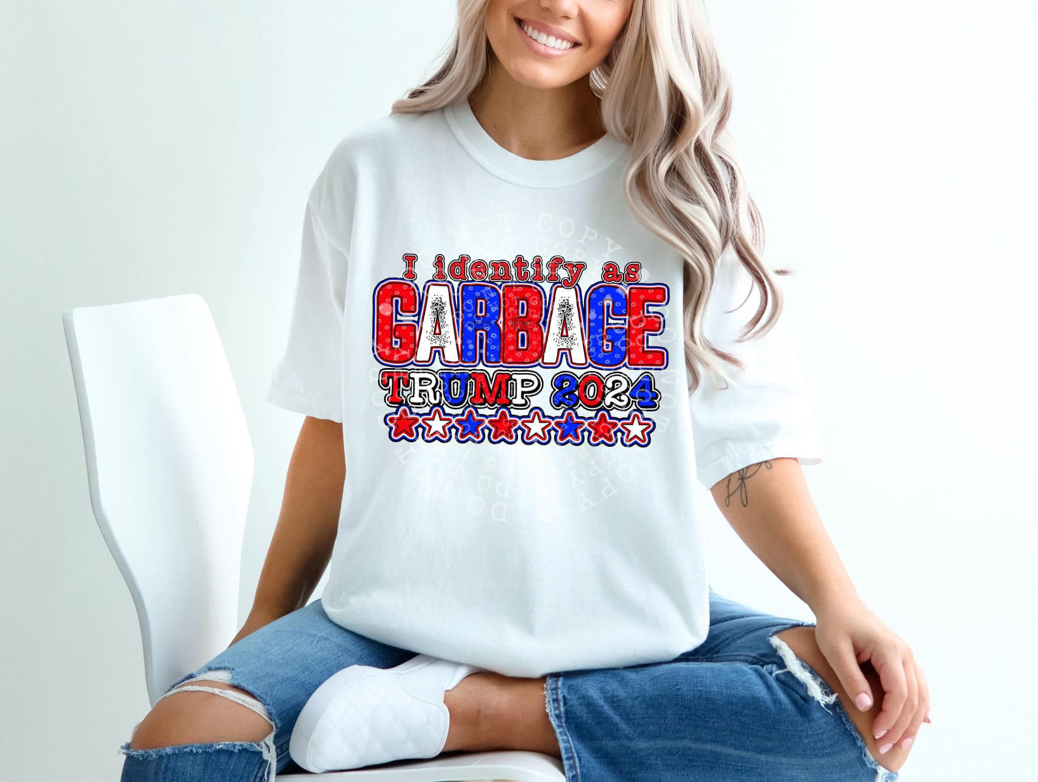 I Identify As Garbage TRANSFER CST – Sassy Sublimation & Screen Prints