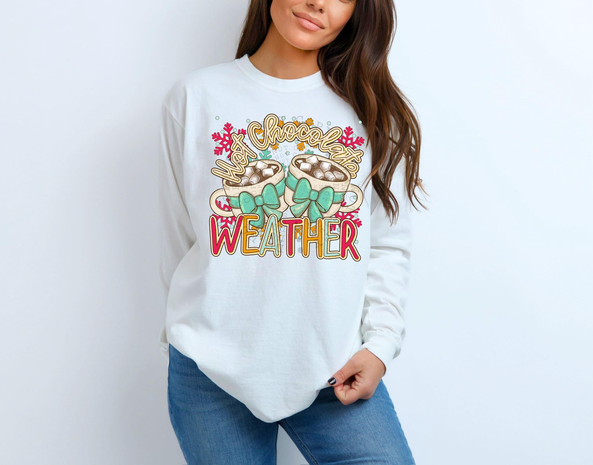 Hot Chocolate Weather TRANSFER CST – Sassy Sublimation & Screen Prints