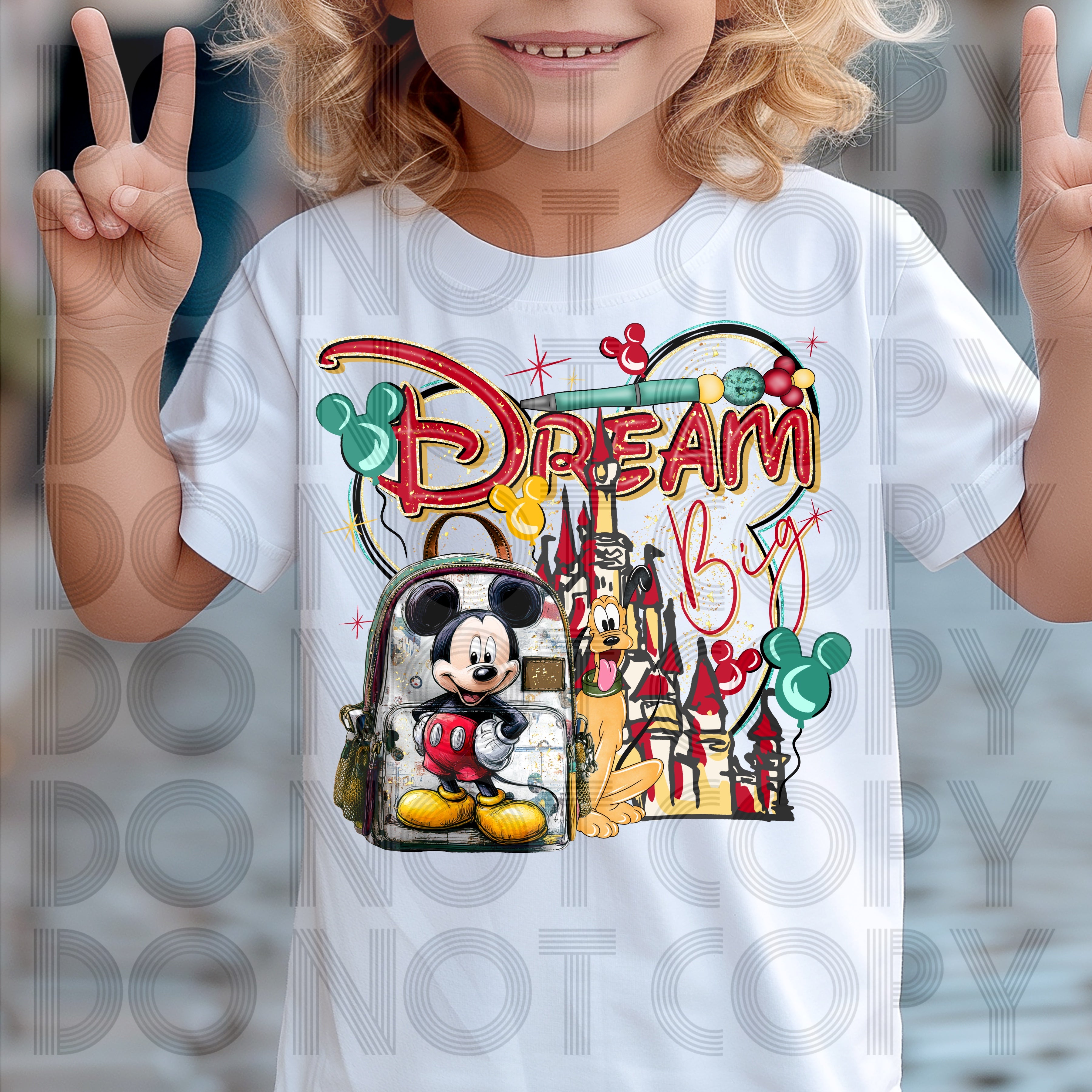 Dream Big Mick Backpack TRANSFER RHD MAY 25 ONCE UPON A CLASSROOM COLL ...