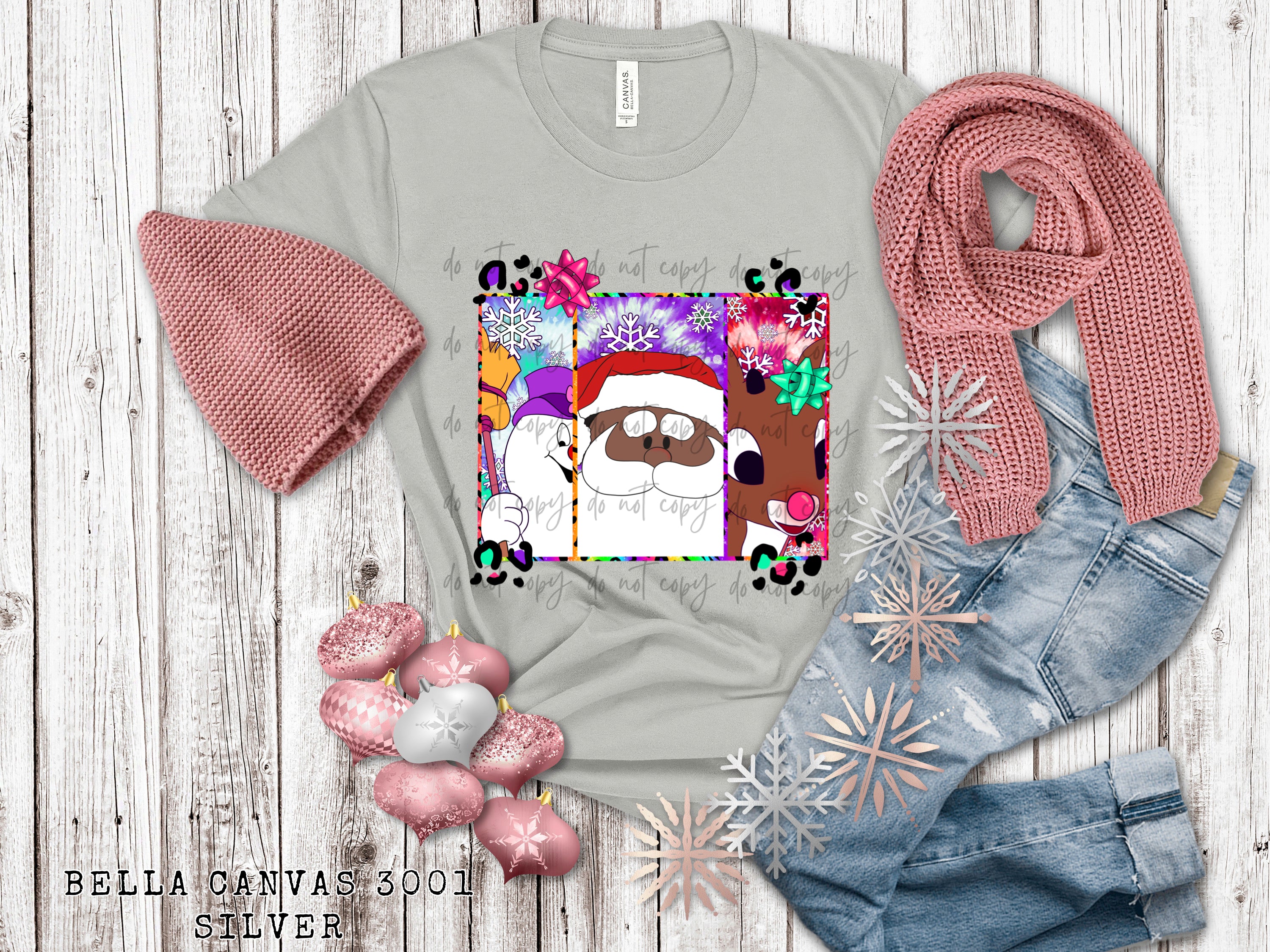 Classic Christmas Tie Dye DRK TRANSFER – Sassy Sublimation & Screen Prints