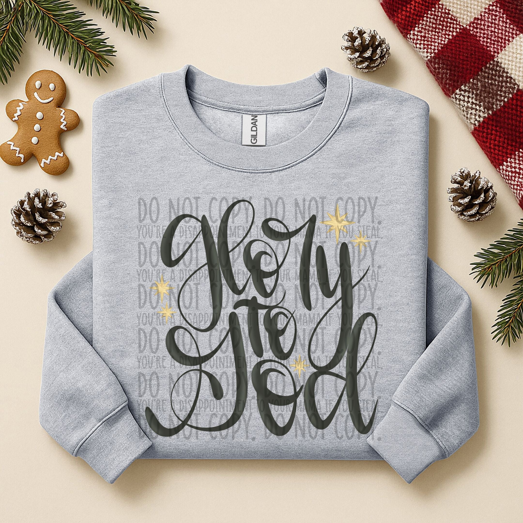 Glory To God Script With Stars Color DROPDOWN TRANSFER SWD NOV 25 ...