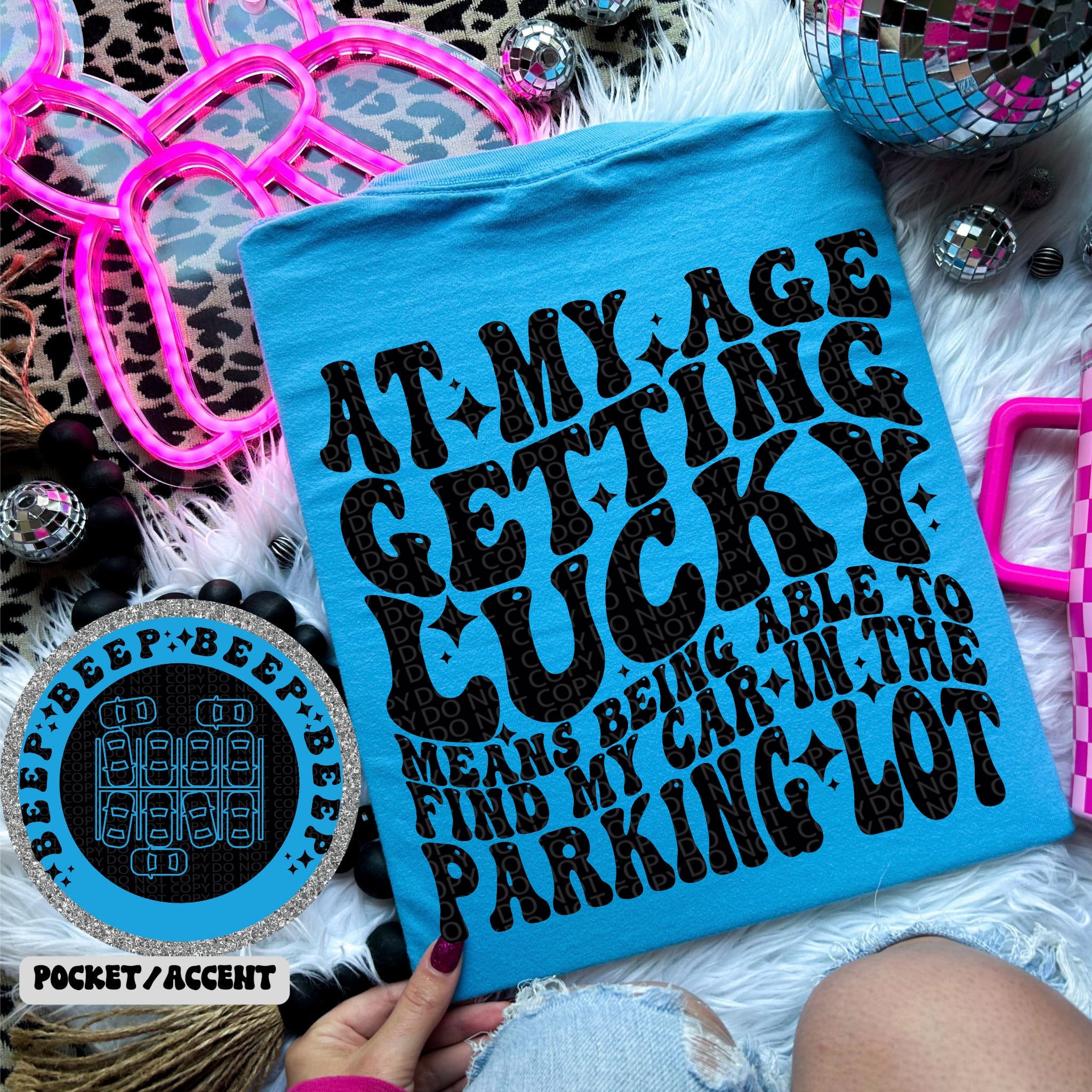 Find My Car In The Parking Lot Color Dropdown With Pocket TRANSFER HMW ...