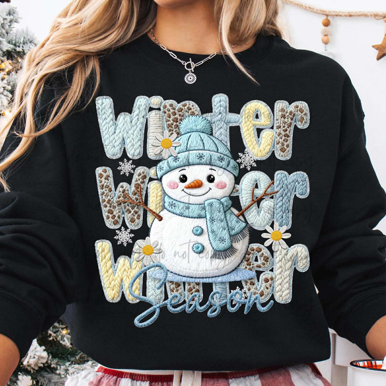 Winter Season Stacked Snowman TRANSFER ET DEC 25 – Sassy Sublimation ...