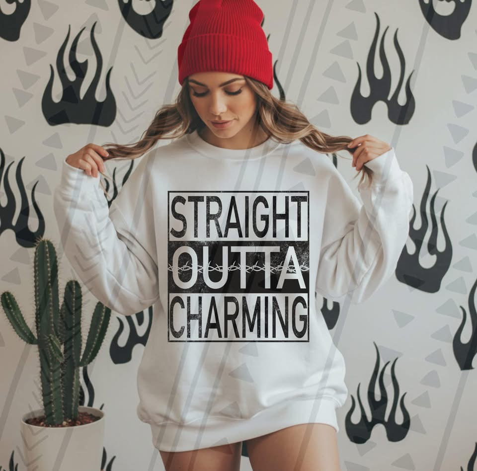 Straight Outta Charming TRANSFER TGG MAR – Sassy Sublimation & Screen ...