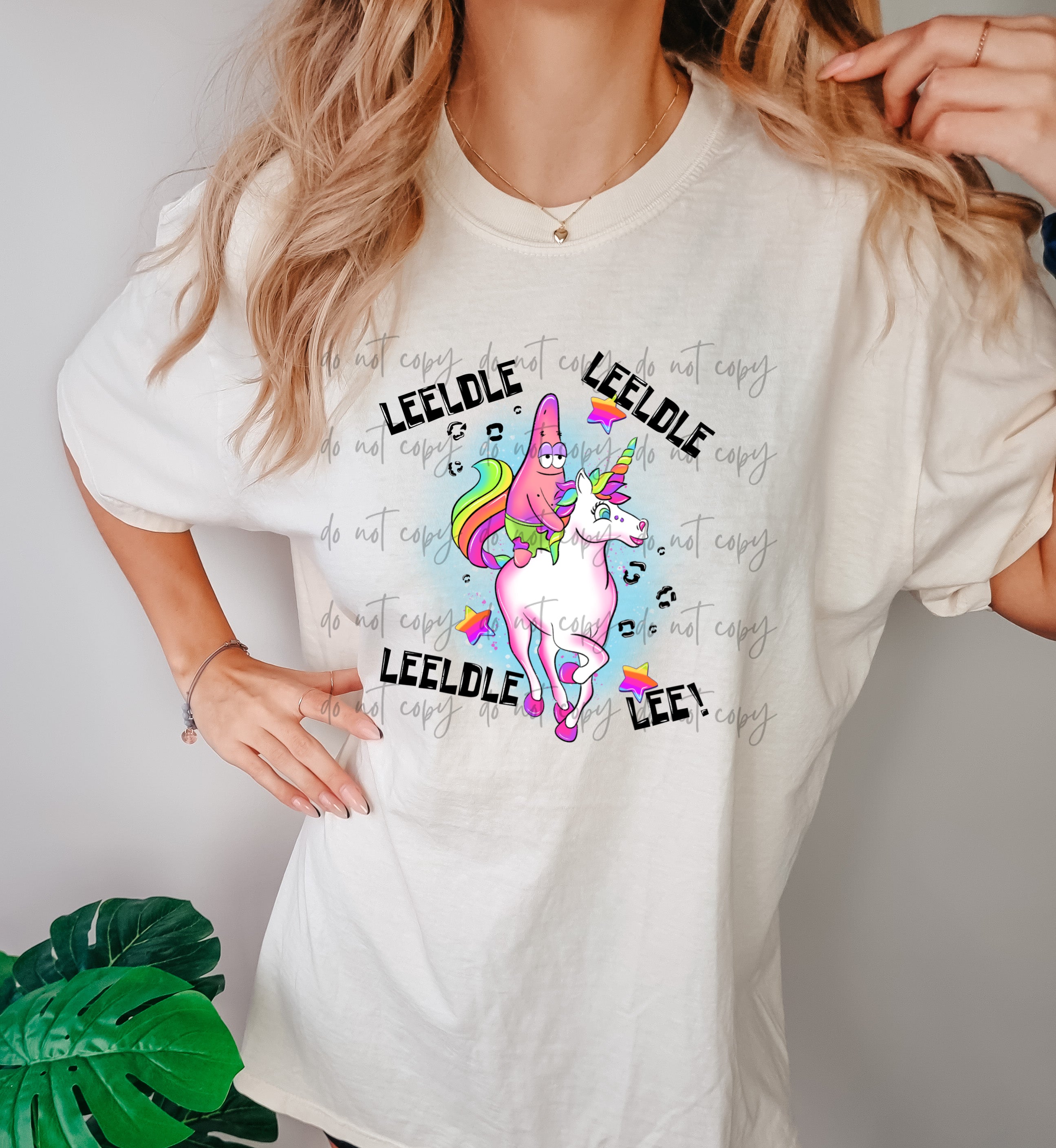 Leeldel Patrick And A Unicorn TRANSFER – Sassy Sublimation & Screen Prints