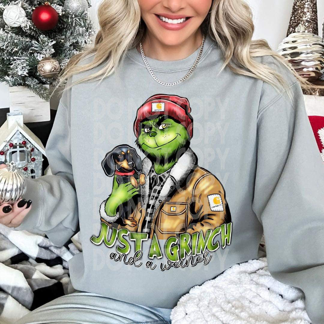 Just A Green Guy And His Weiner TRANSFER – Sassy Sublimation & Screen ...