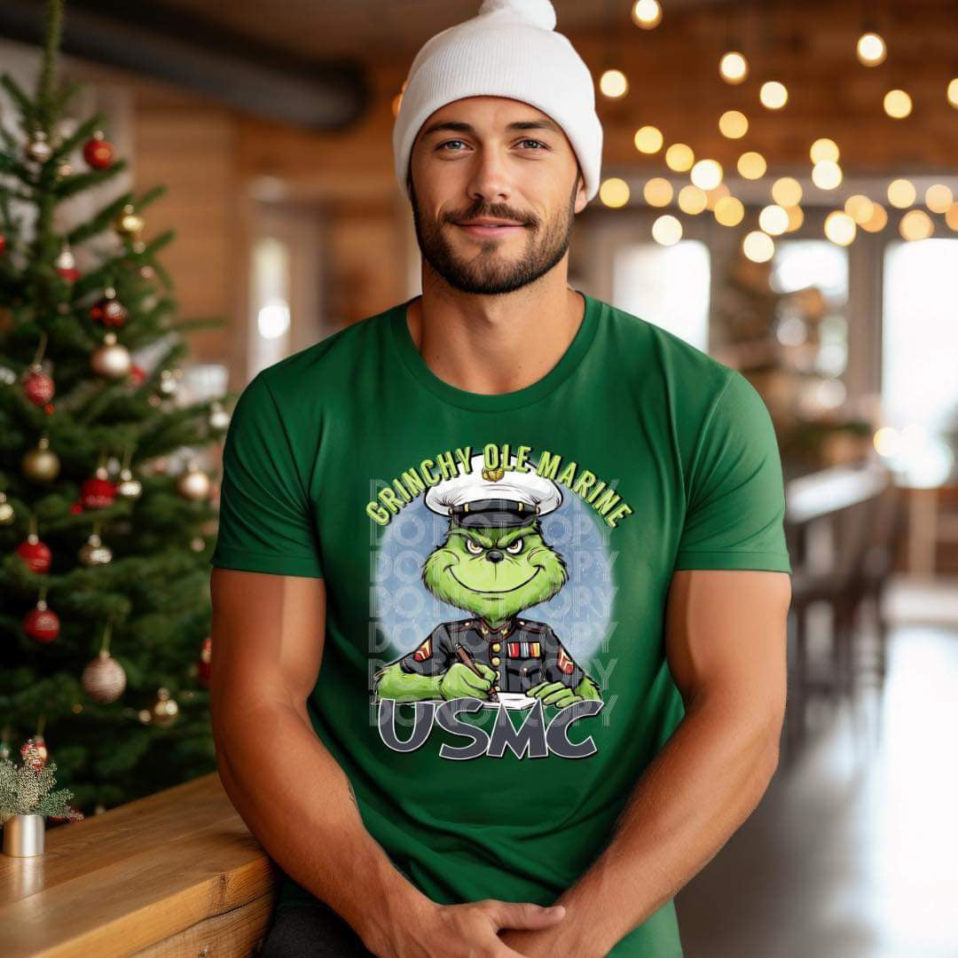 Green Guy Marine TRANSFER – Sassy Sublimation & Screen Prints