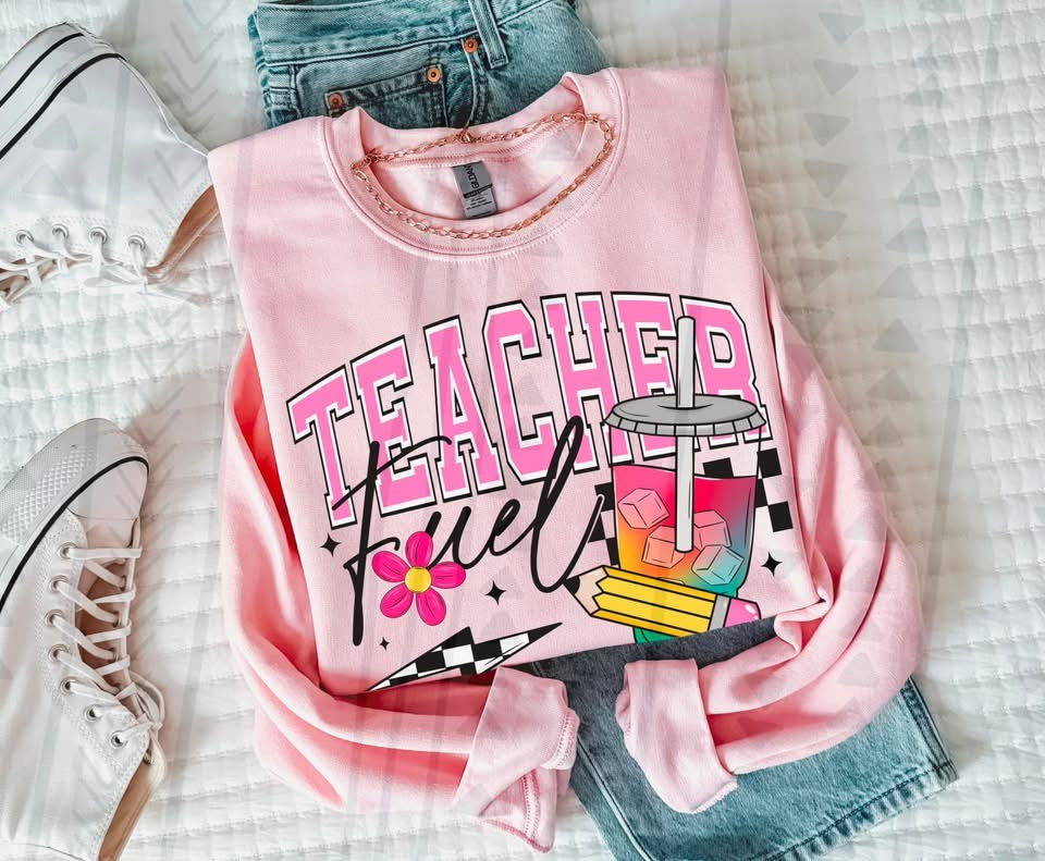 Teacher Fuel Loaded Tea TRANSFER TGG JAN – Sassy Sublimation & Screen ...