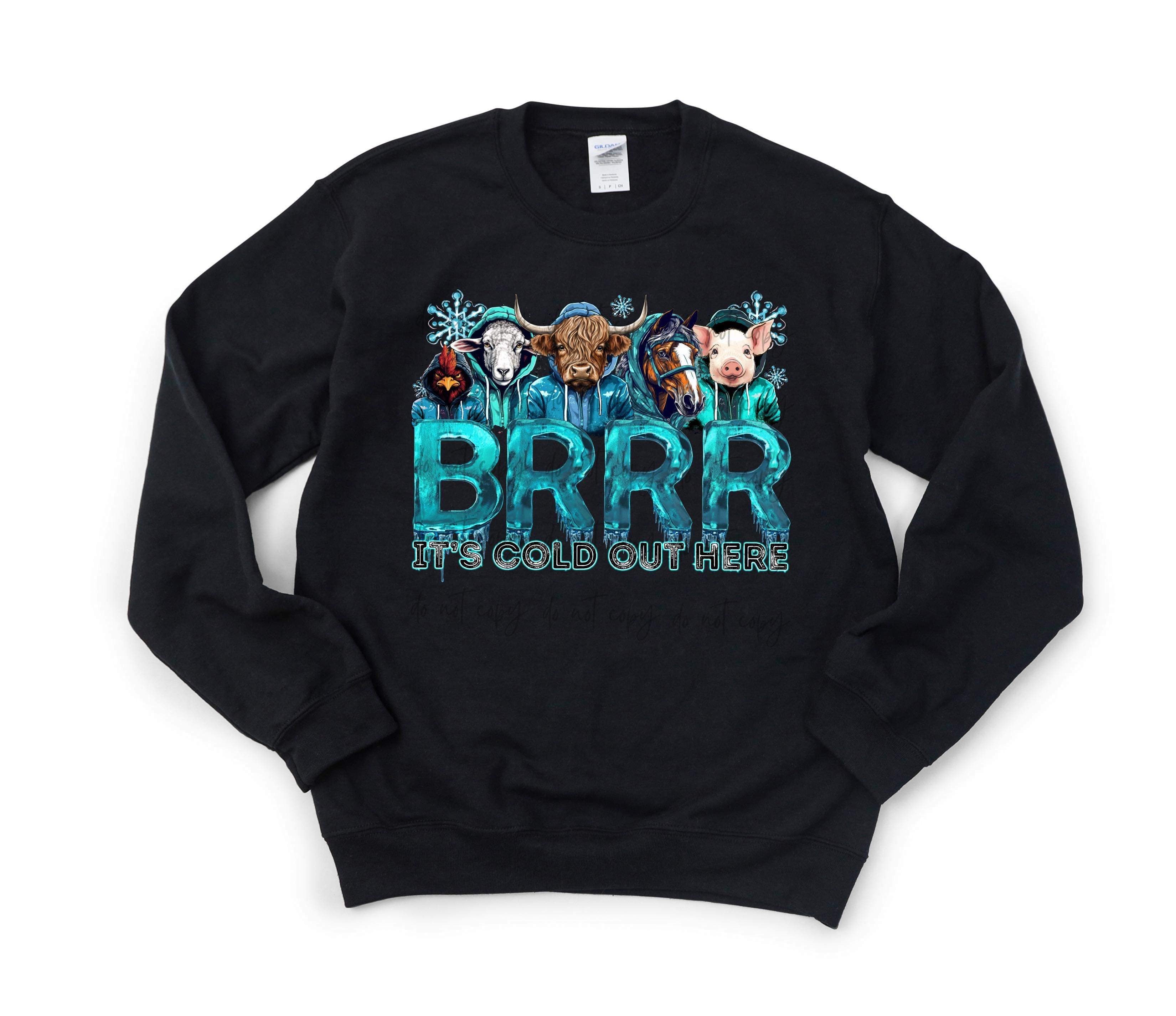Brrr It’s Cold Out Here Farm Animals TRANSFER – Sassy Sublimation ...