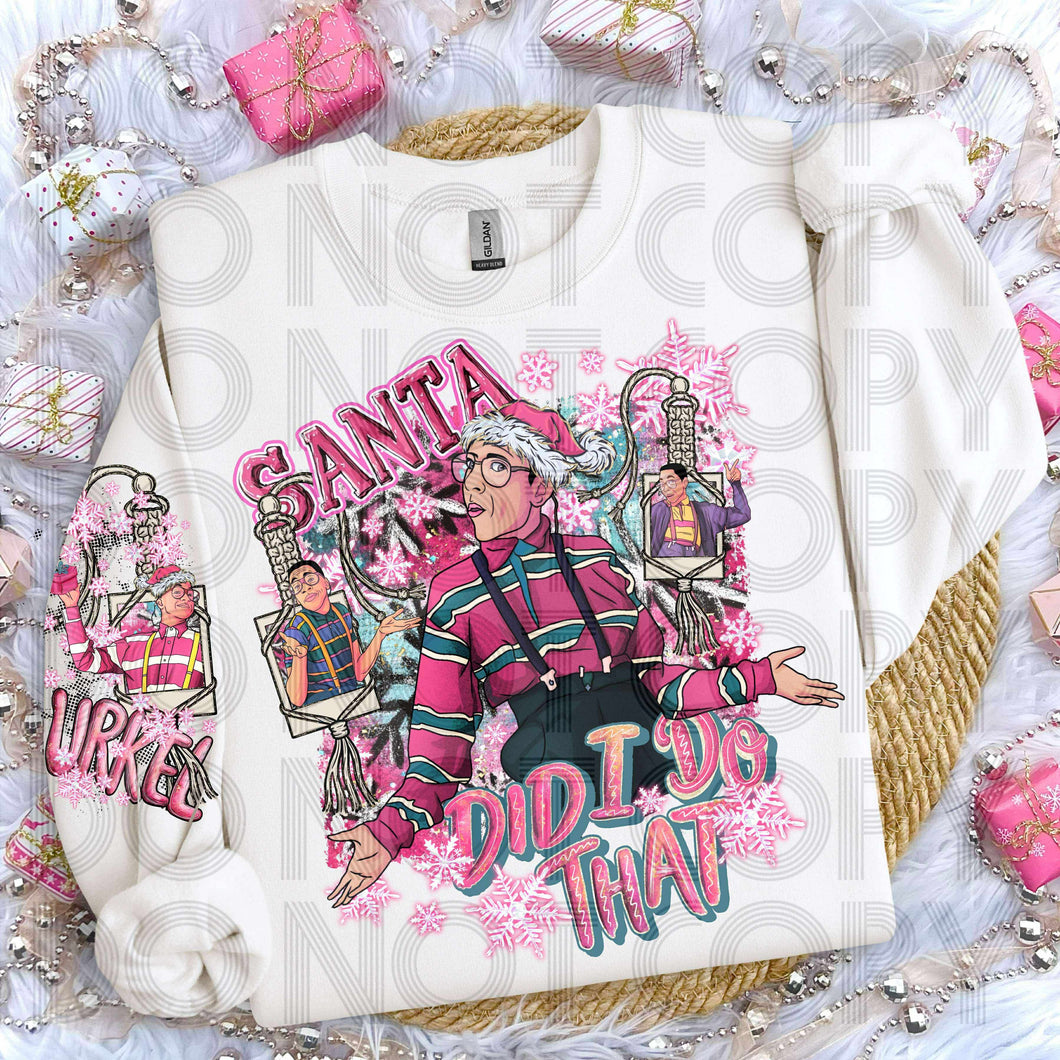 Santa Did I Do That Macrame With SLEEVE OPTION DROPDOWN TRANSFER RHD S ...