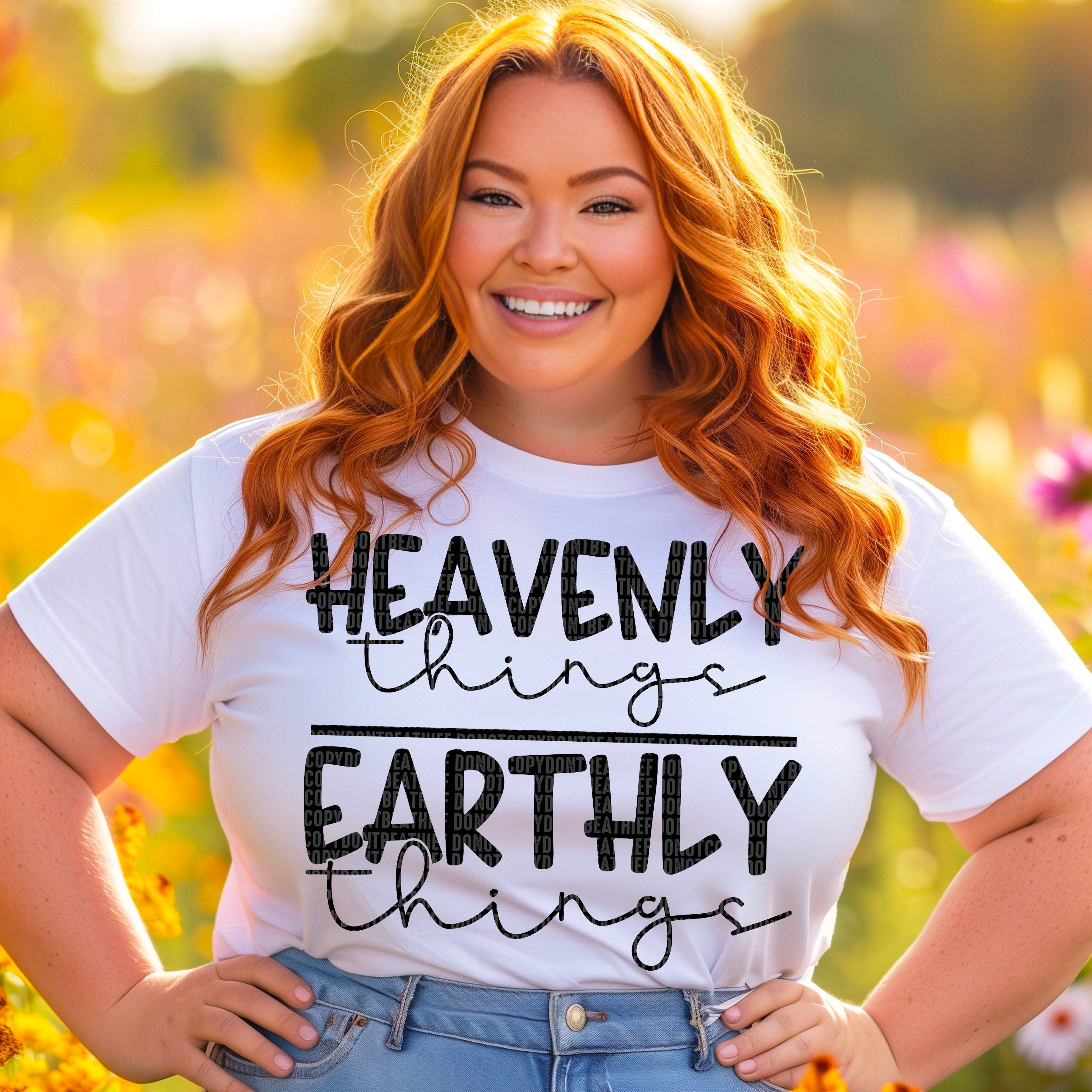 Heavenly Things Earthly Things BLK TRANSFER – Sassy Sublimation ...