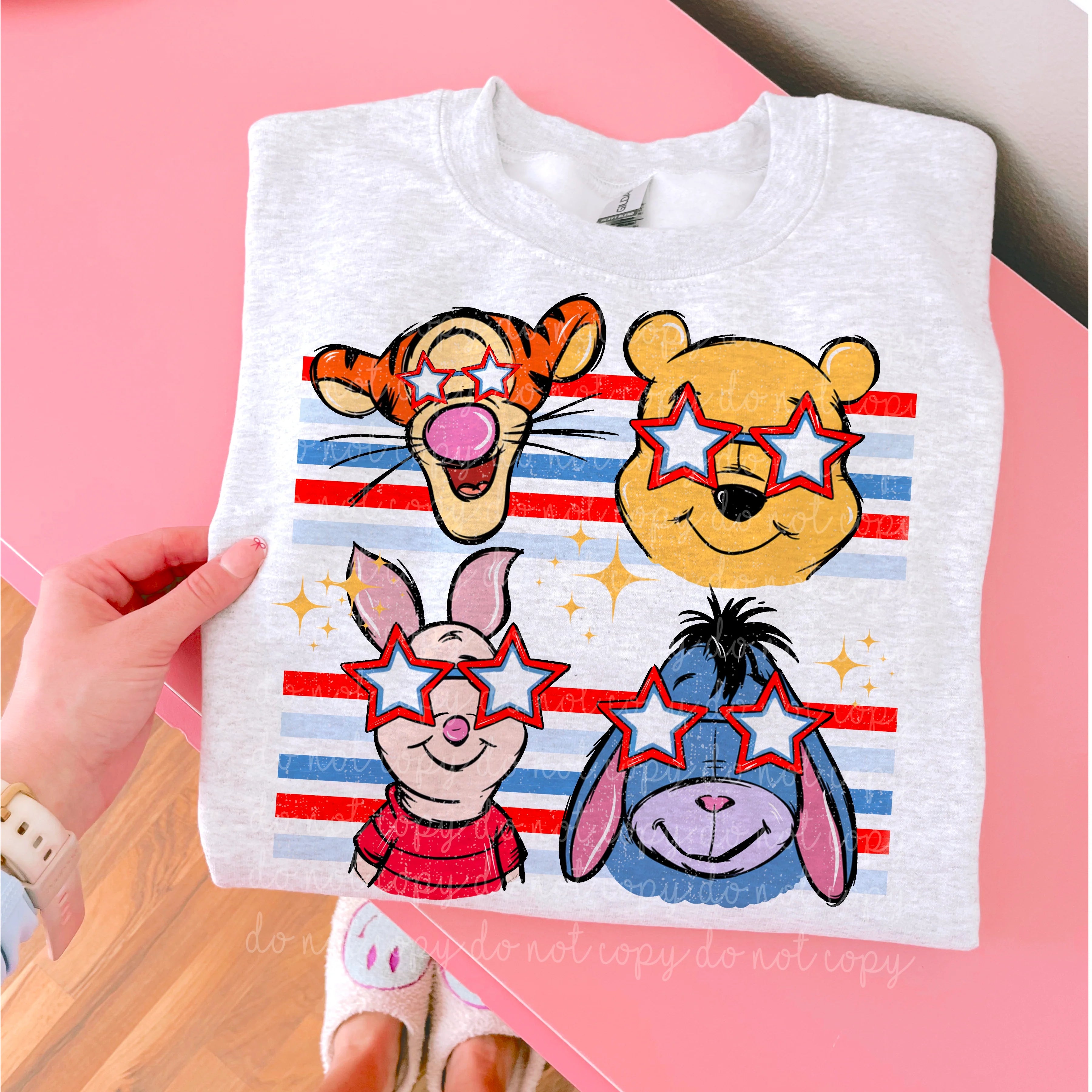 Poo Bear Fourth TRANSFER MOON TT MAY 25 – Sassy Sublimation & Screen Prints