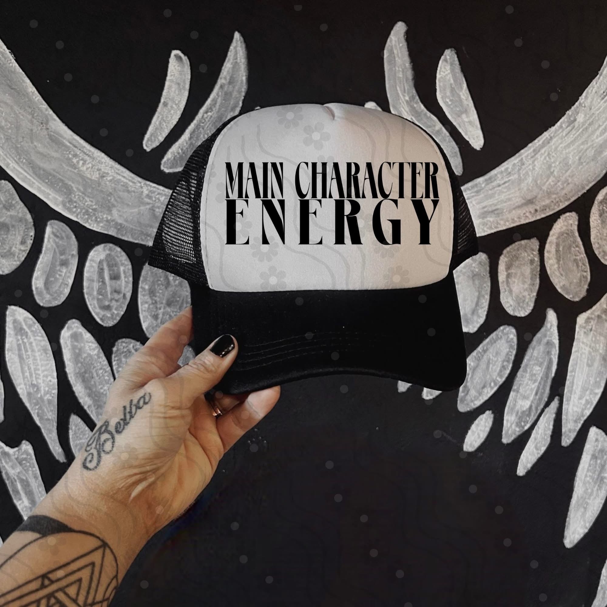 Main Character Energy Hat Patch 3-4” DTF TRANSFER DDD JUNE 25 – Sassy ...