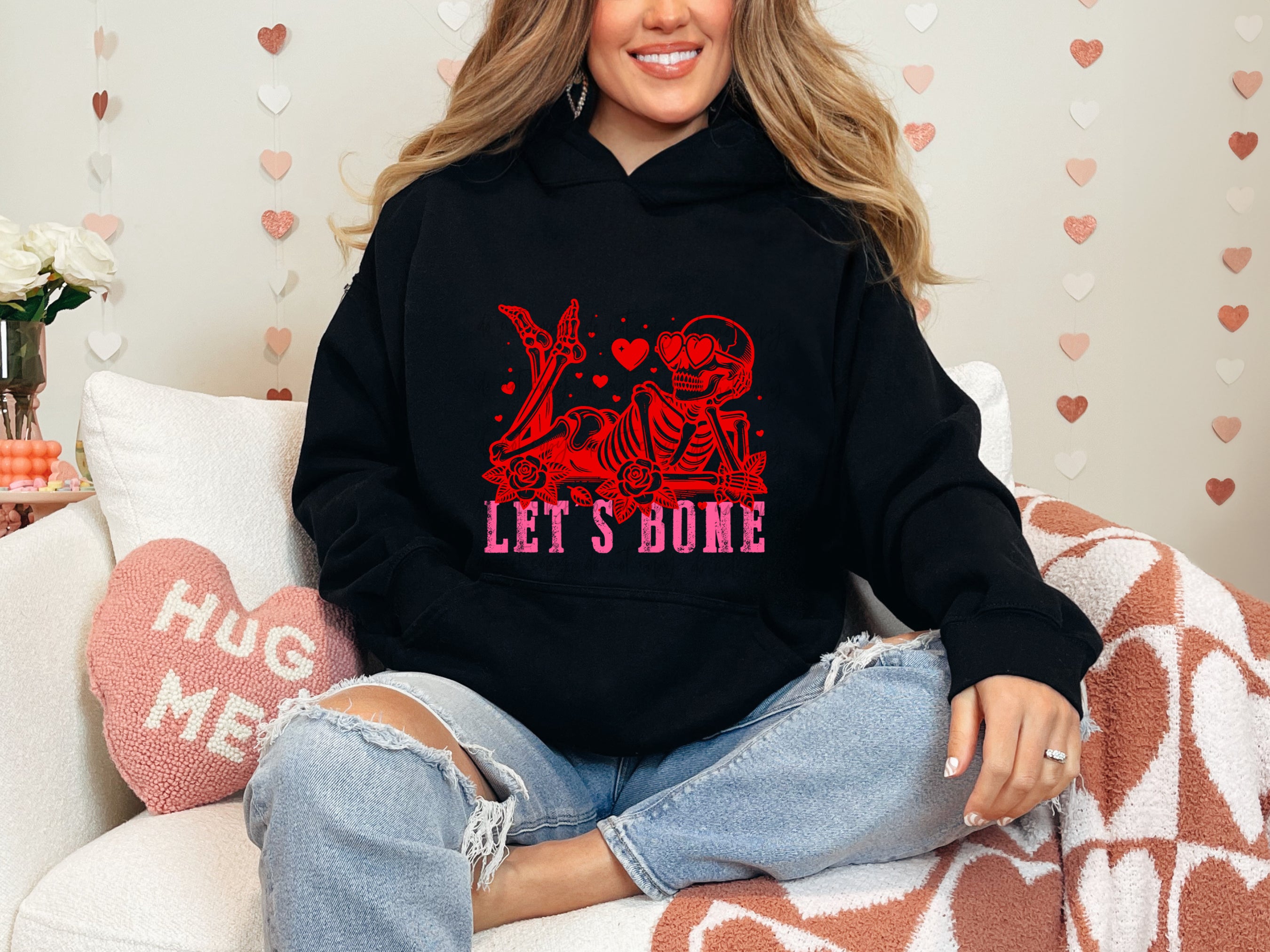 Let’s Bone Red TRANSFER – Sassy Sublimation & Screen Prints