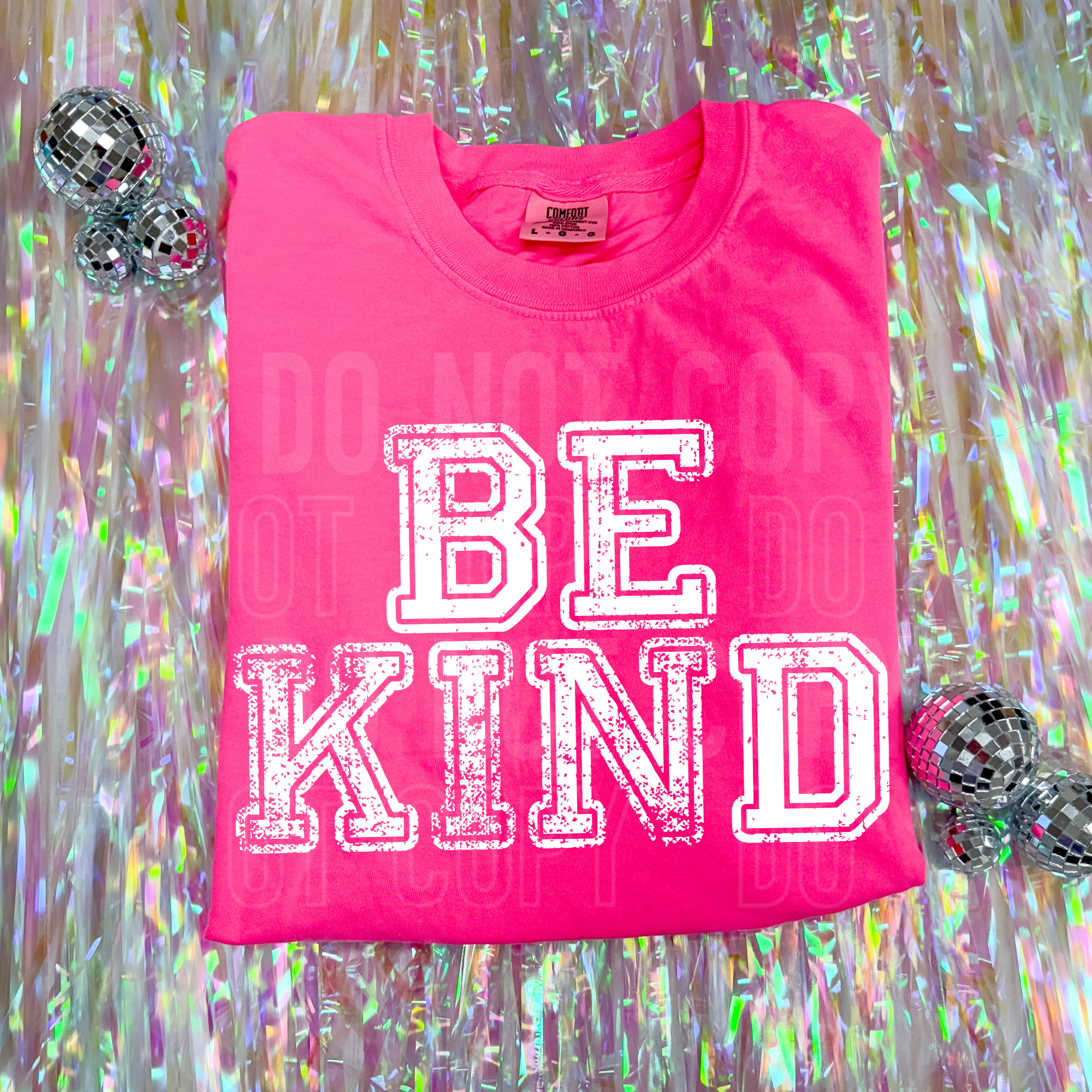Be Kind White Distressed TRANSFER SBB JAN 26 – Sassy Sublimation ...