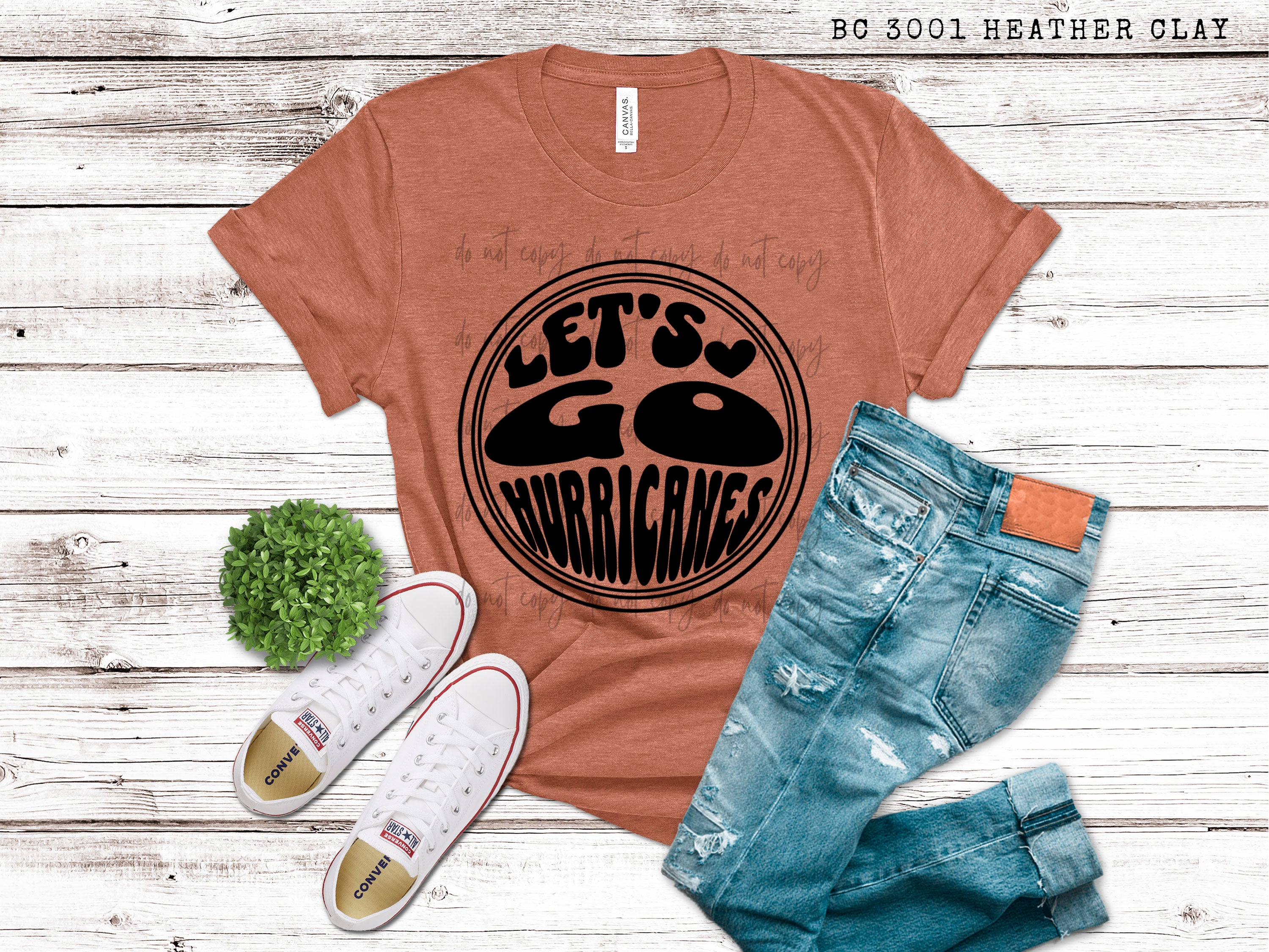 Let’s Go Hurricanes Circle BLK TRANSFER – Sassy Sublimation & Screen Prints
