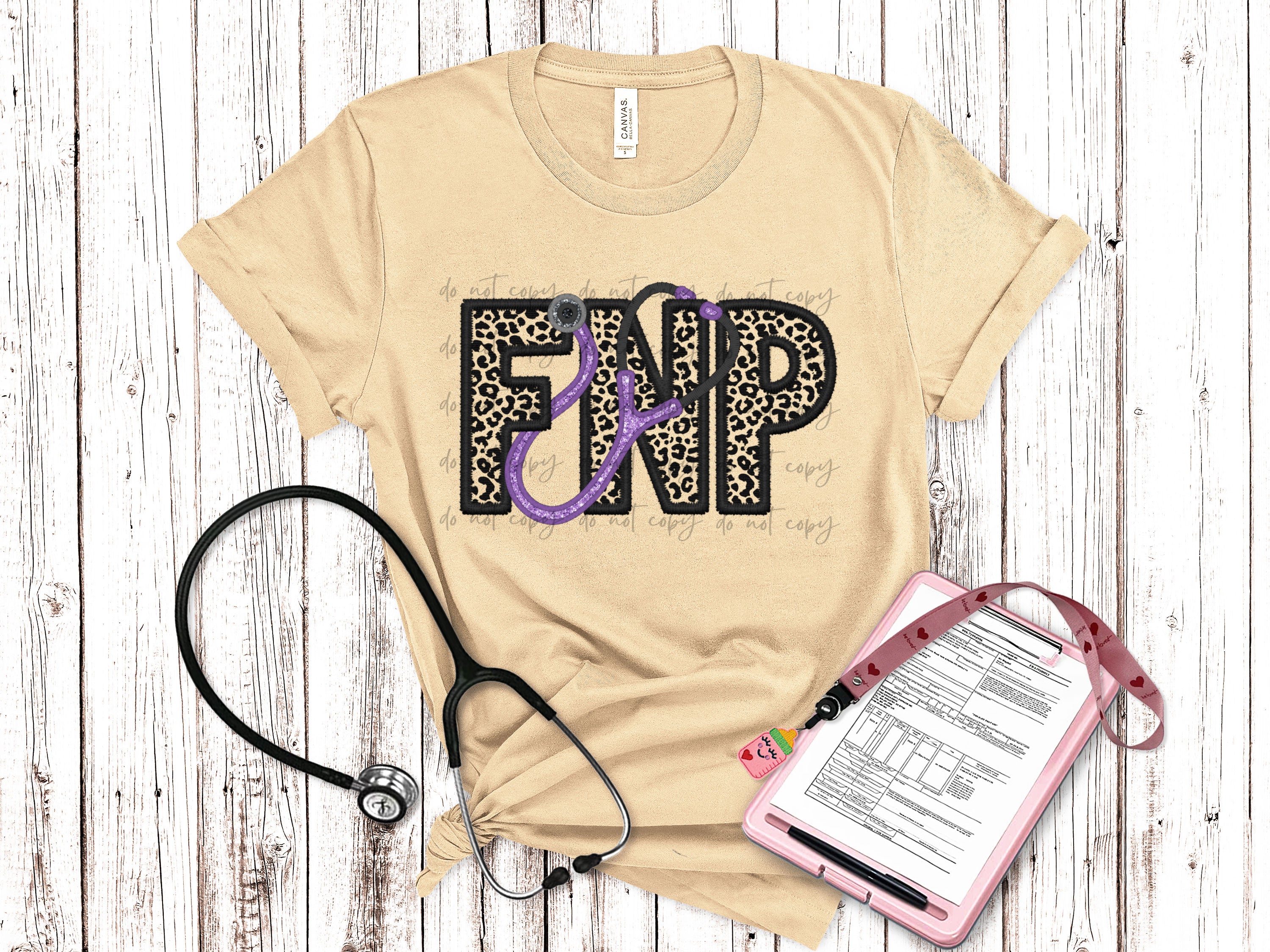 FNP Leopard Faux Embroidery Sequin TRANSFER – Sassy Sublimation ...
