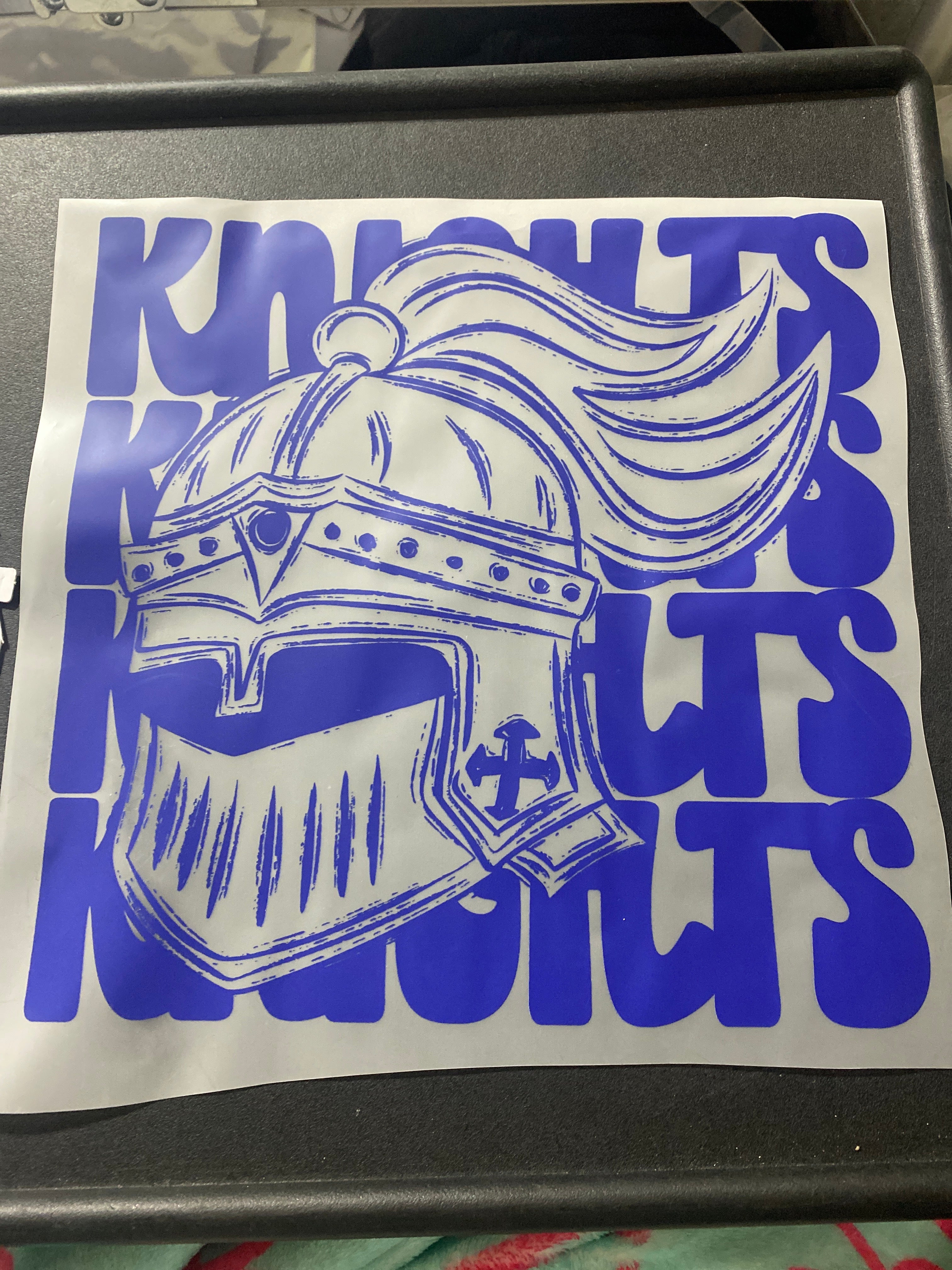 Knights Stacked RTS DTF TRANSFER – Sassy Sublimation & Screen Prints