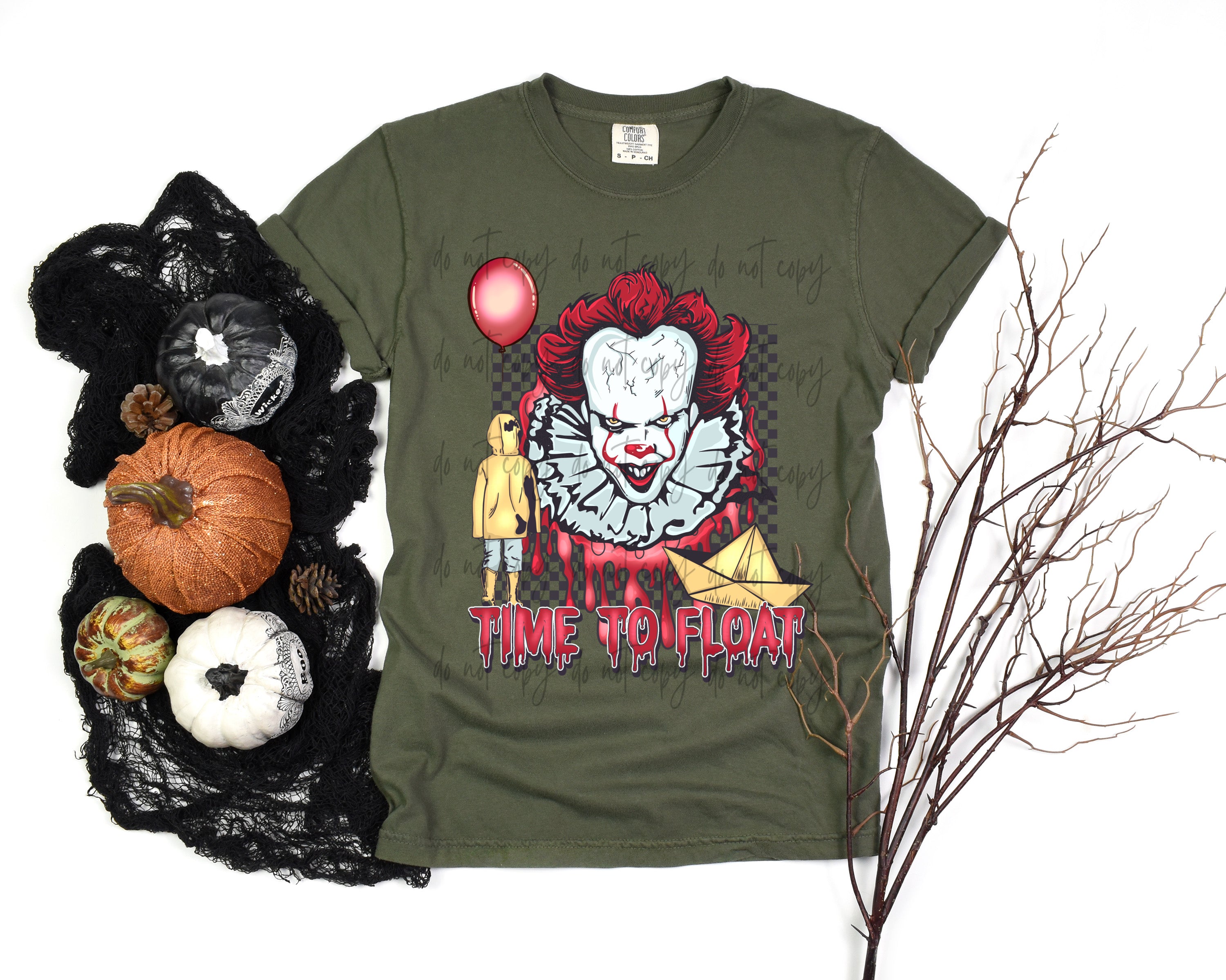 Time To Float Checkered TRANSFER – Sassy Sublimation & Screen Prints