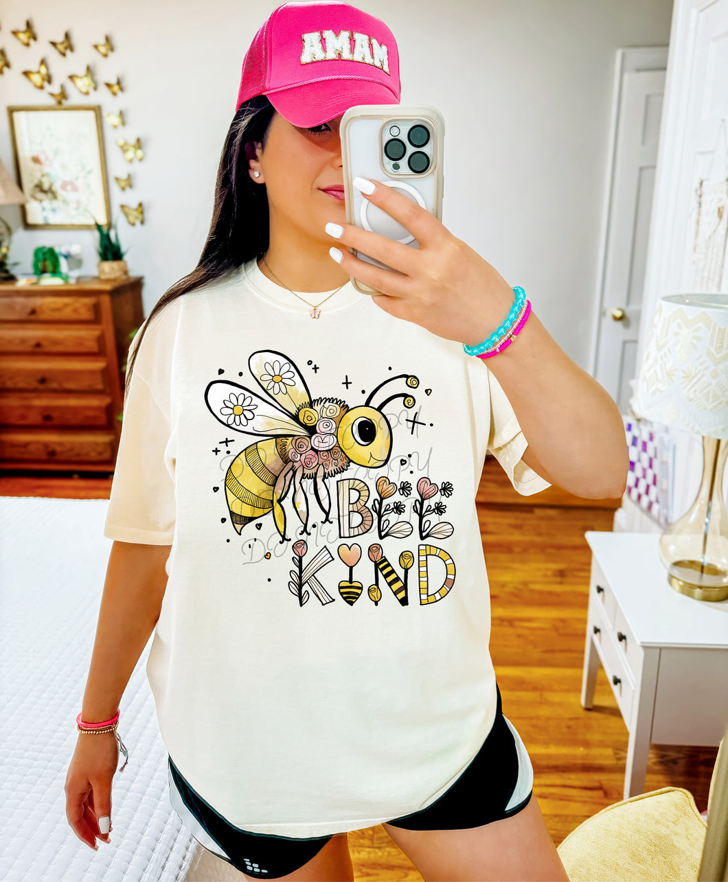 Bee Kind Floral Bee TRANSFER ET – Sassy Sublimation & Screen Prints