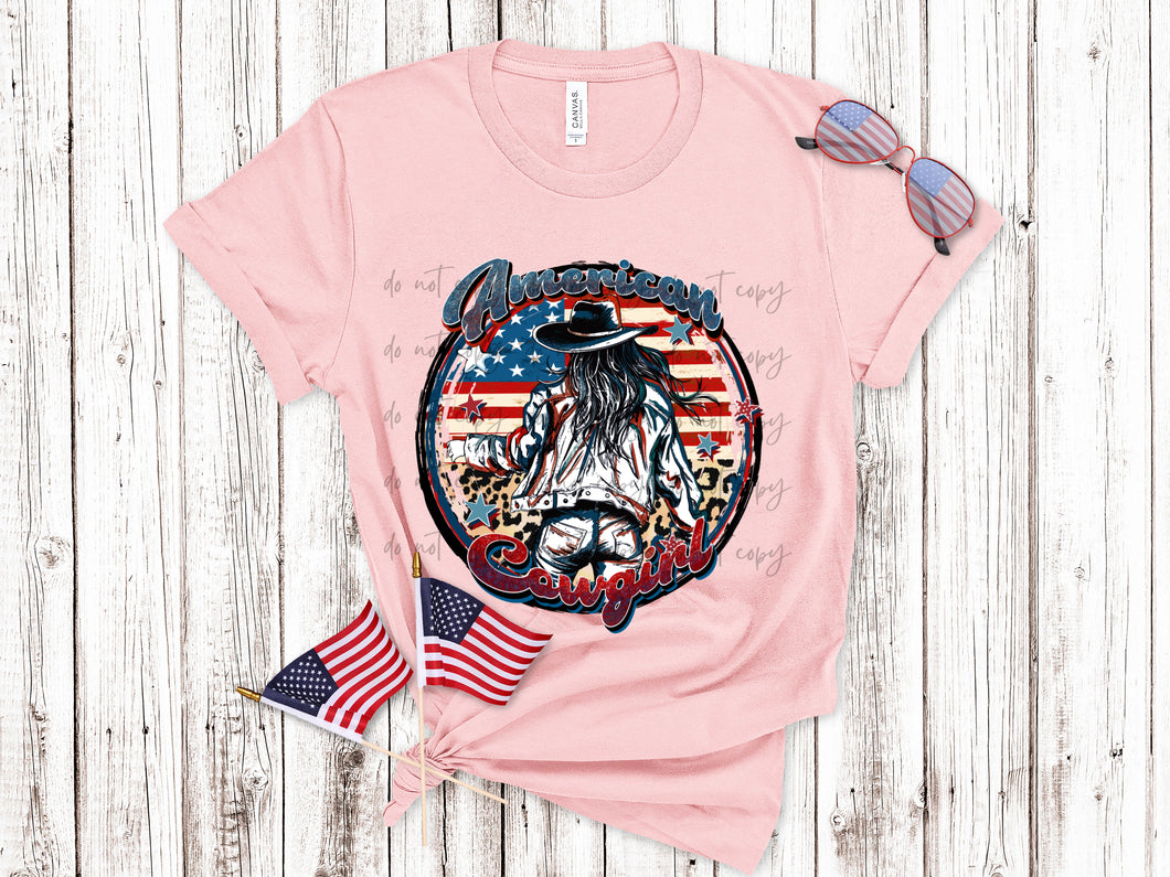 American Cowgirl Leopard Transfer Sassy Sublimation And Screen Prints