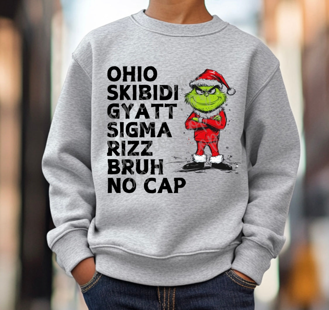 Ohio Skibidi Gyatt Sigma Rizz Bruh No Cap Green Guy TRANSFER PARJO DEC ...